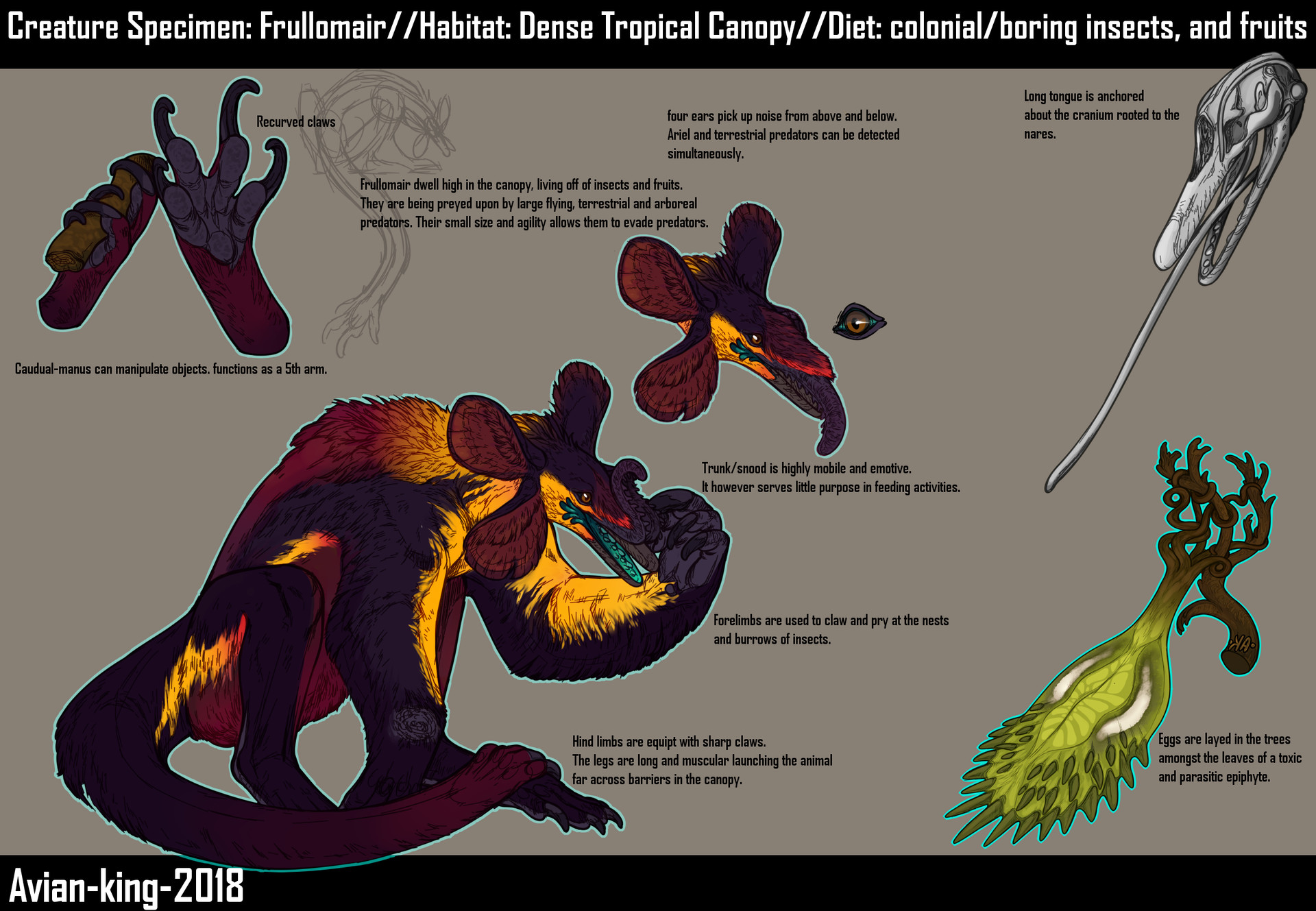 ArtStation - Creature Specimen: Frullomair
