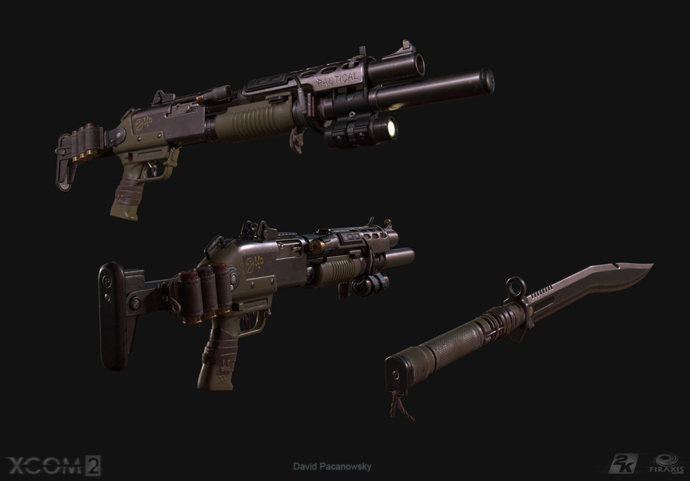 Pacman (David Pacanowsky) - Xcom 2 Tactical Legacy Pack - Weapons