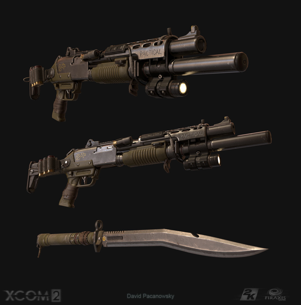 Pacman (David Pacanowsky) - Xcom 2 Tactical Legacy Pack - Weapons