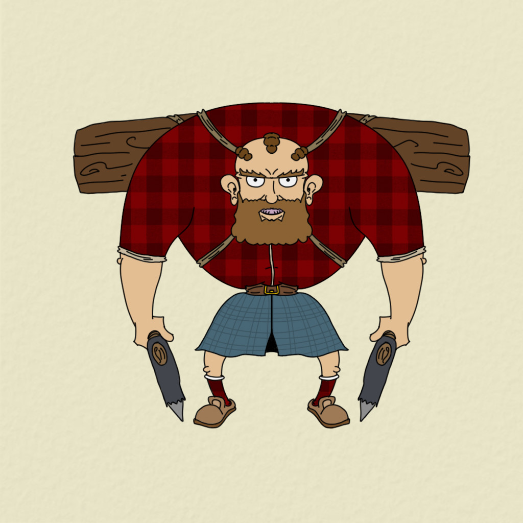 ArtStation - Lumberjack (Spin to win)