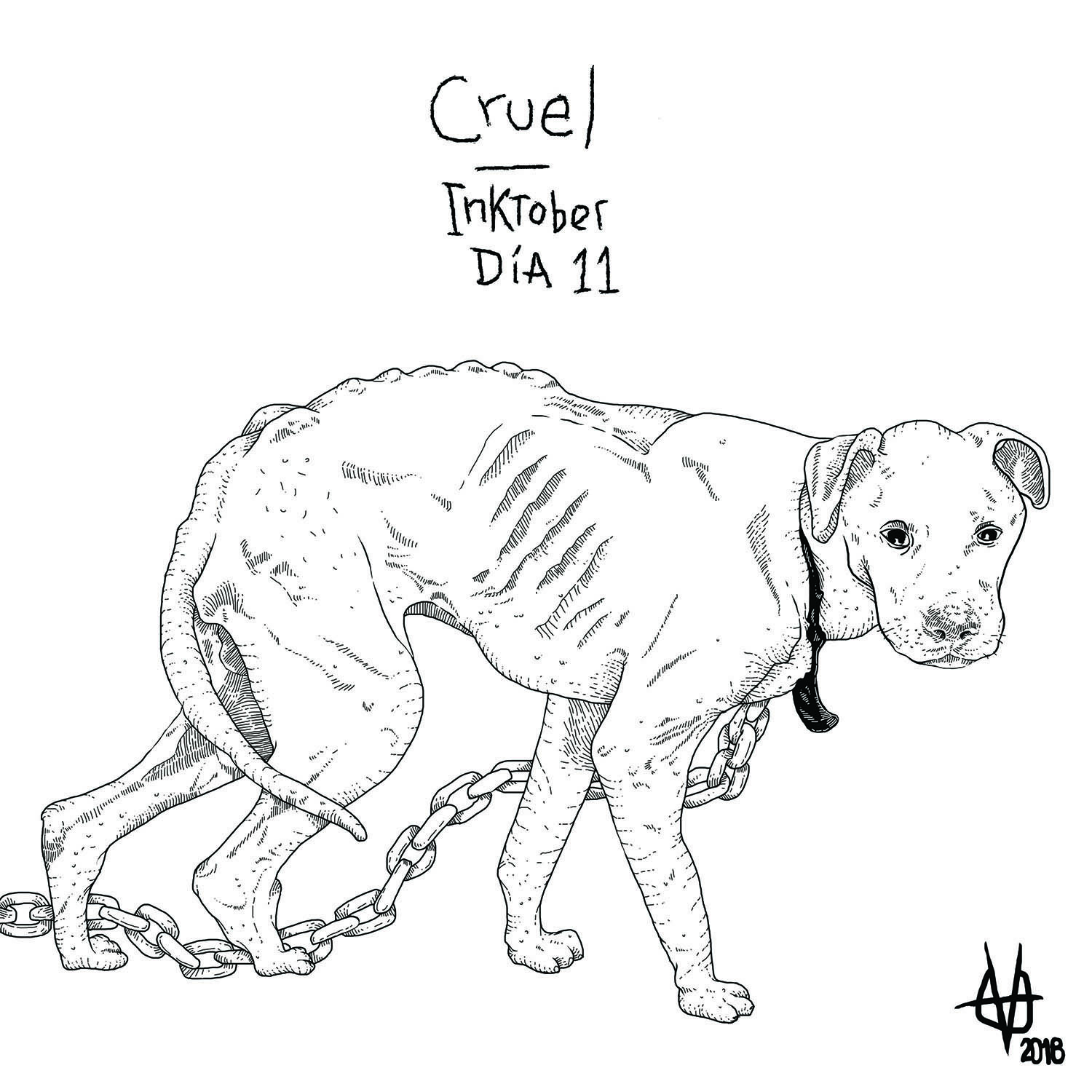 ArtStation - Cruel (Inktober 2018)