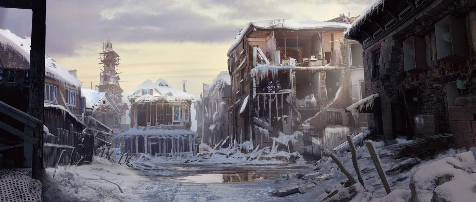 ArtStation - Snow Street