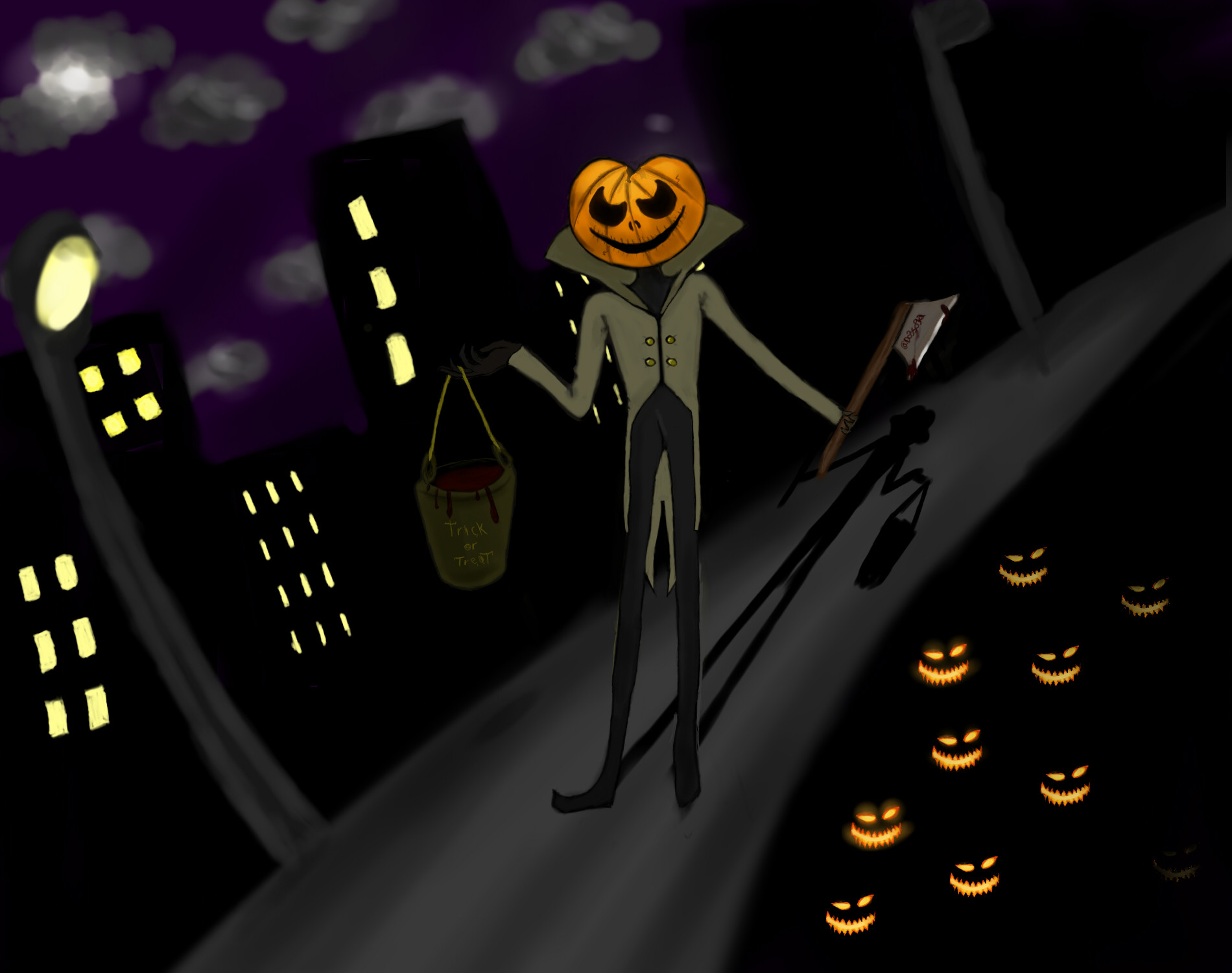 ArtStation - Mr halloween night