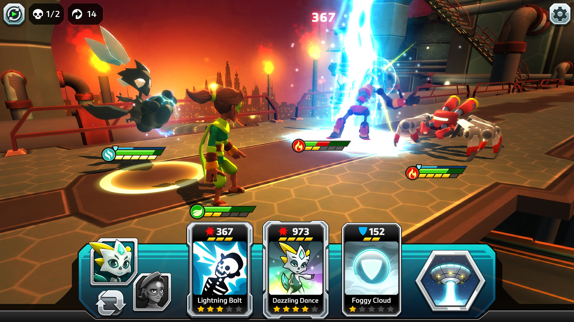 ArtStation - BattleHand Heroes UI