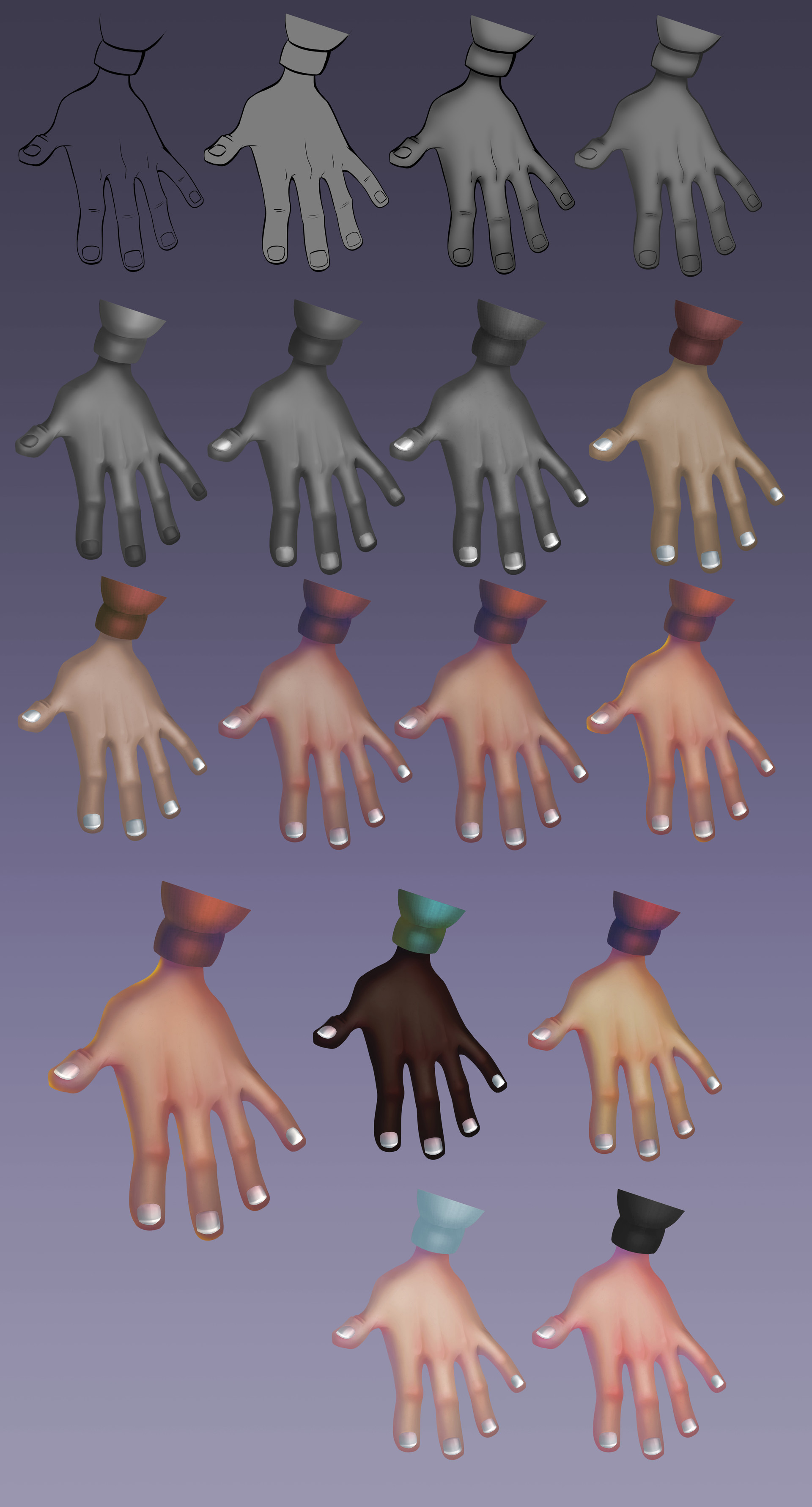 ArtStation - Hand Rendering