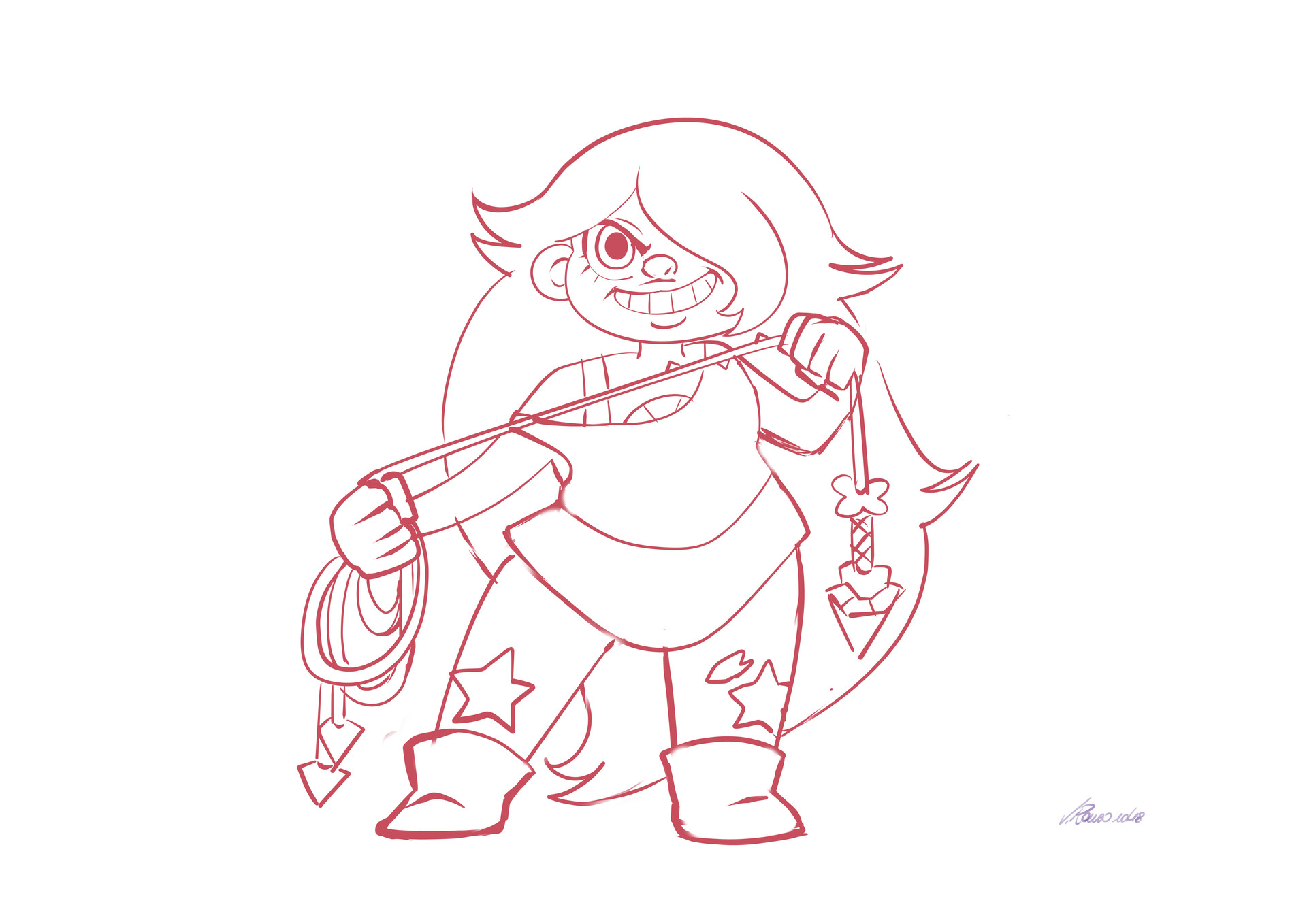 Steven Universe Amethyst Weapon
