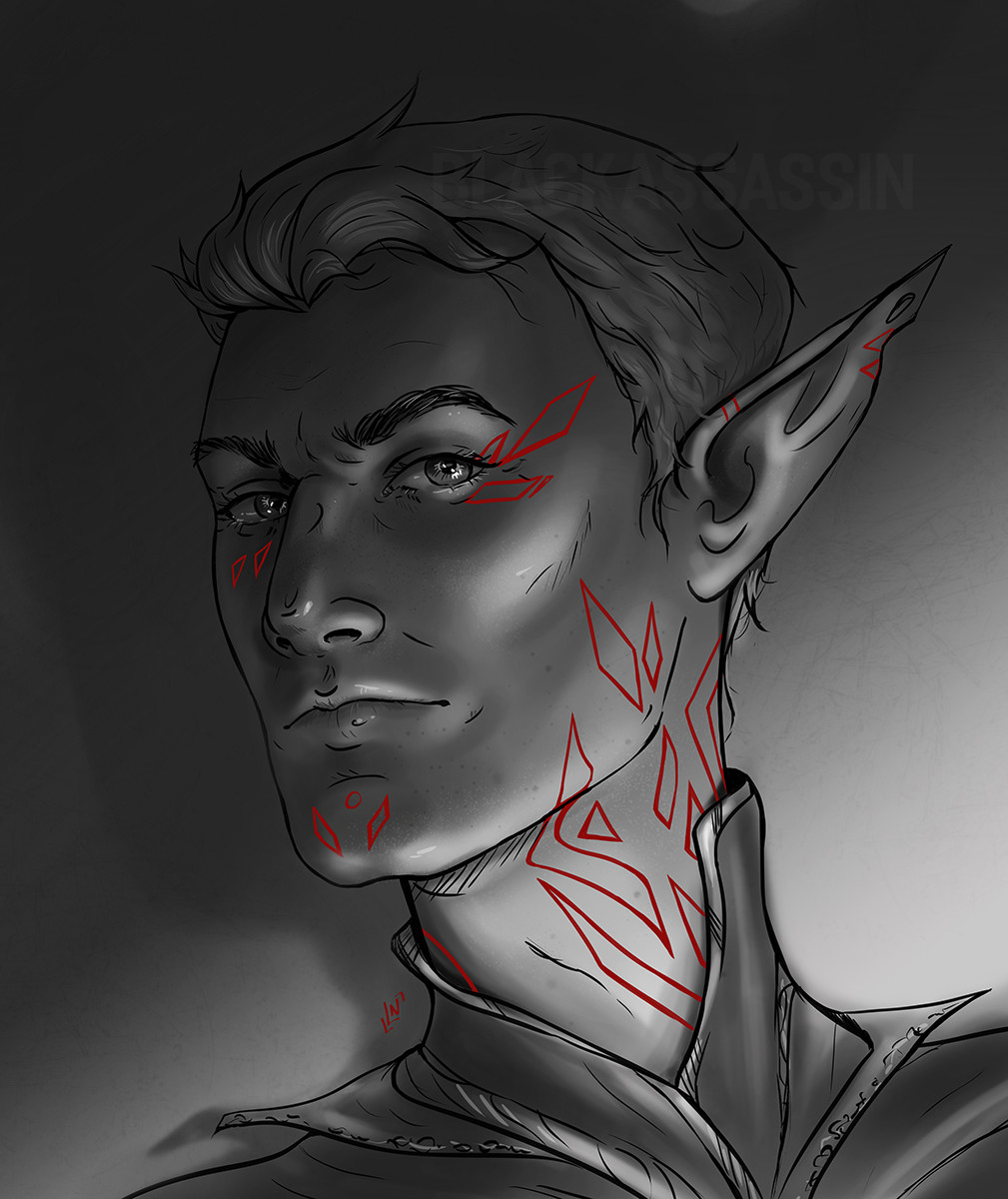 Liana Voskresenskaya - Elf Ink Sketches