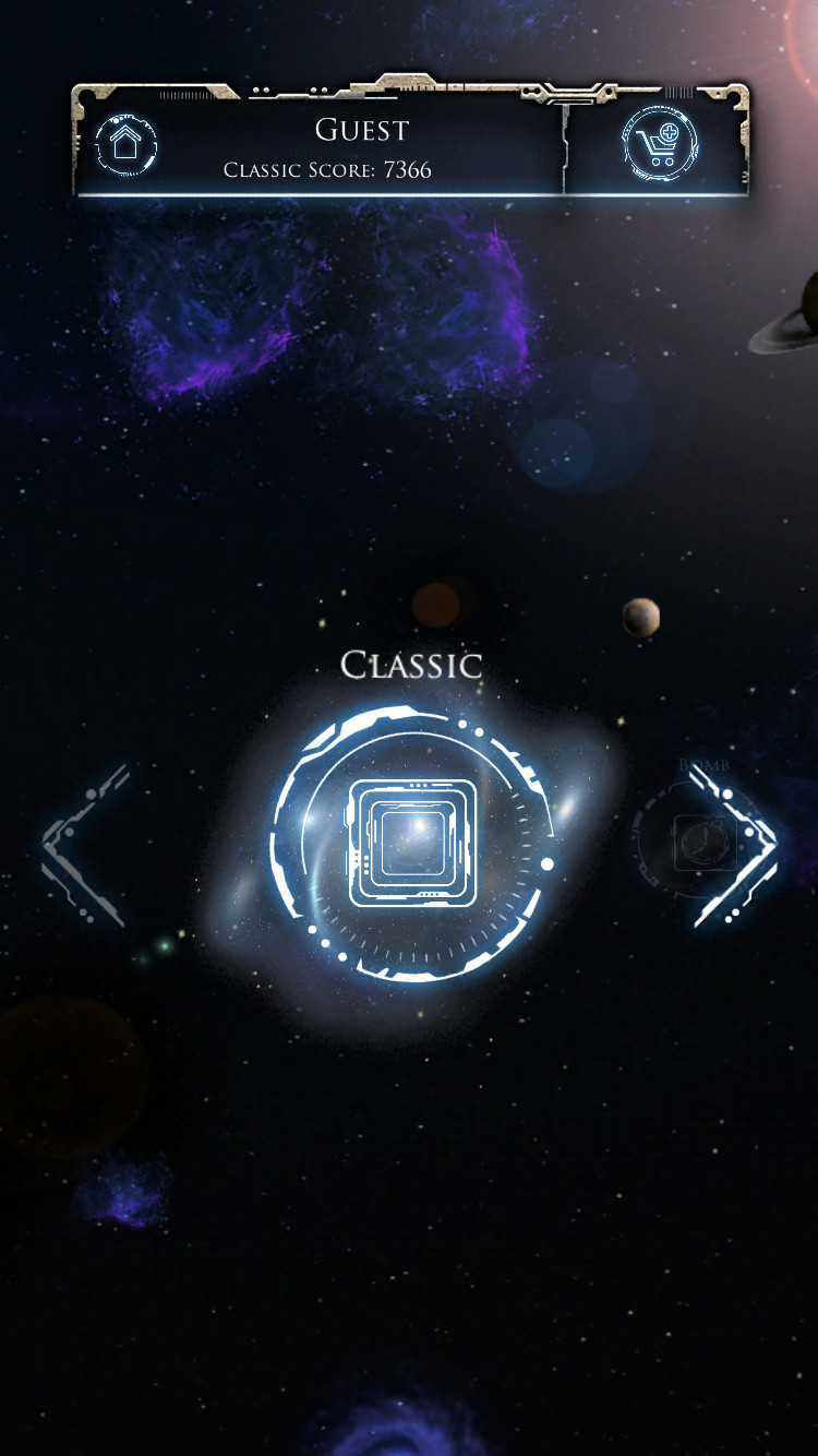 ArtStation - Brick Blocks Game Menu UI