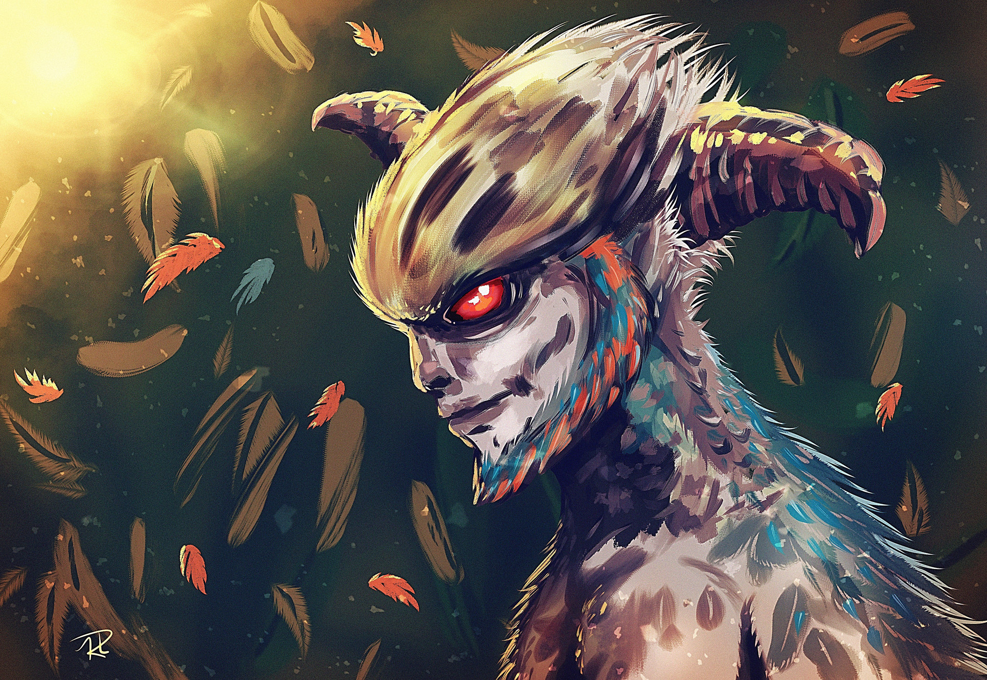 ArtStation - Feathered Alien