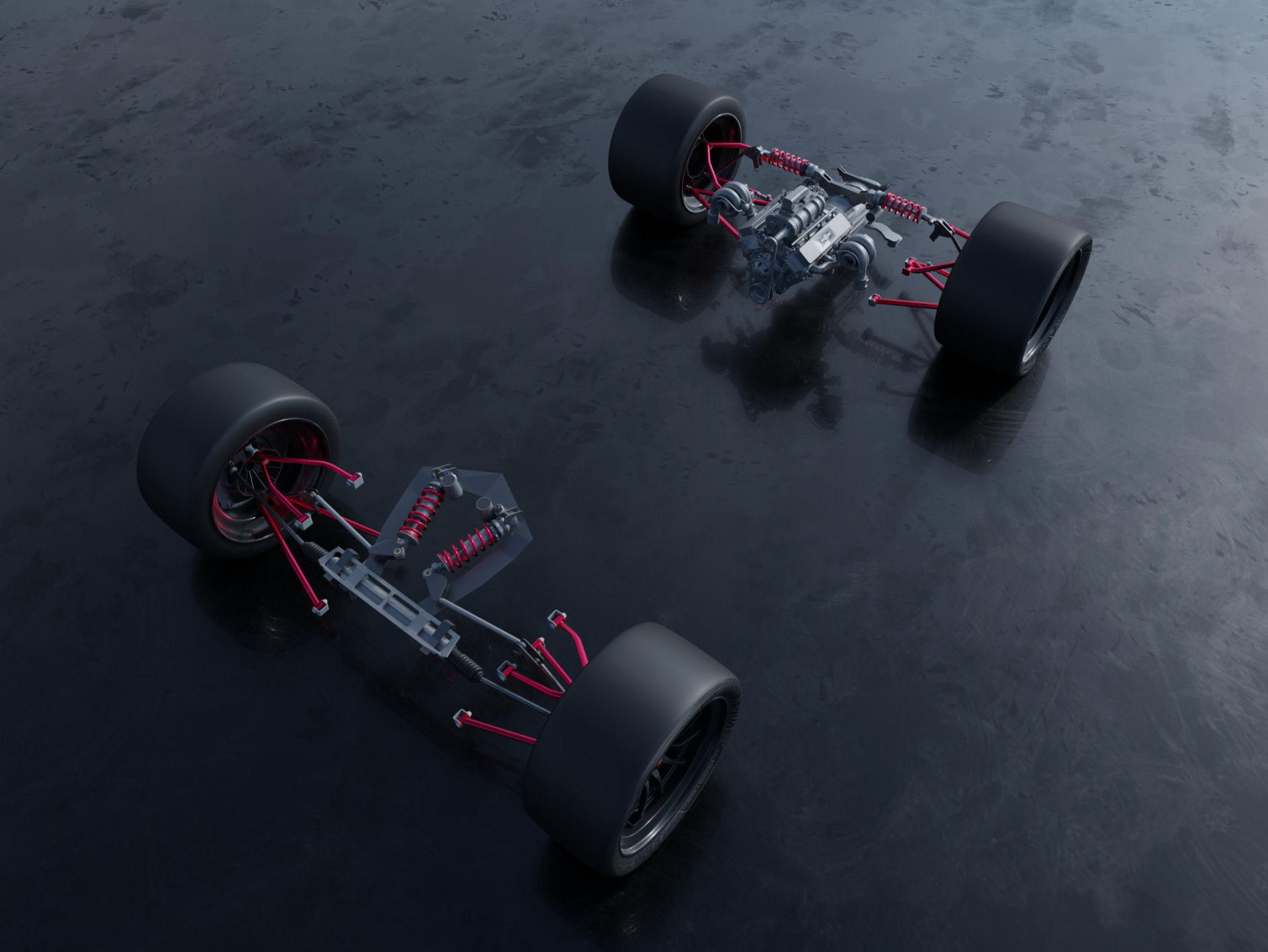 ArtStation - Da Legend (suspension and chassis build study)