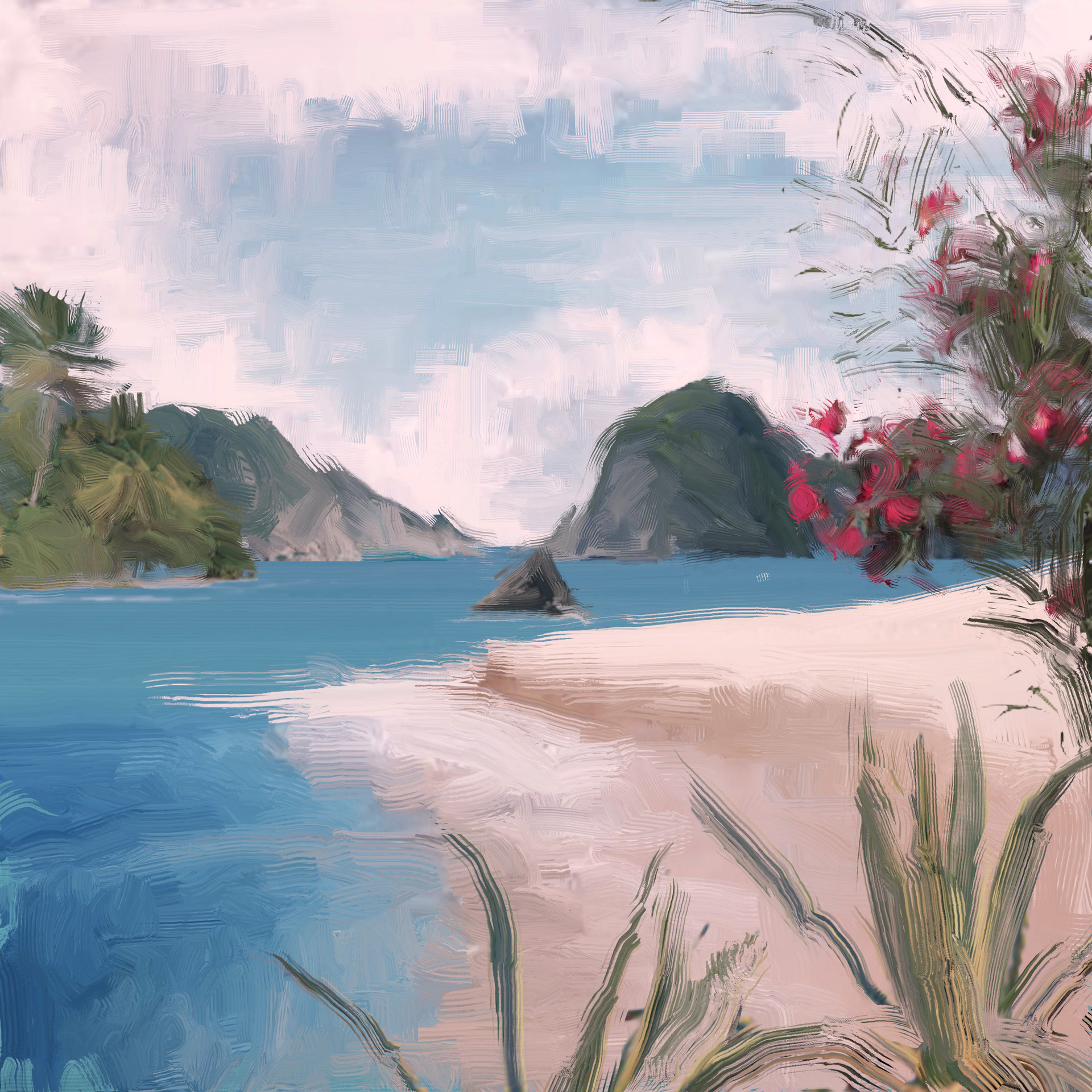 ArtStation - Tropical Island 002