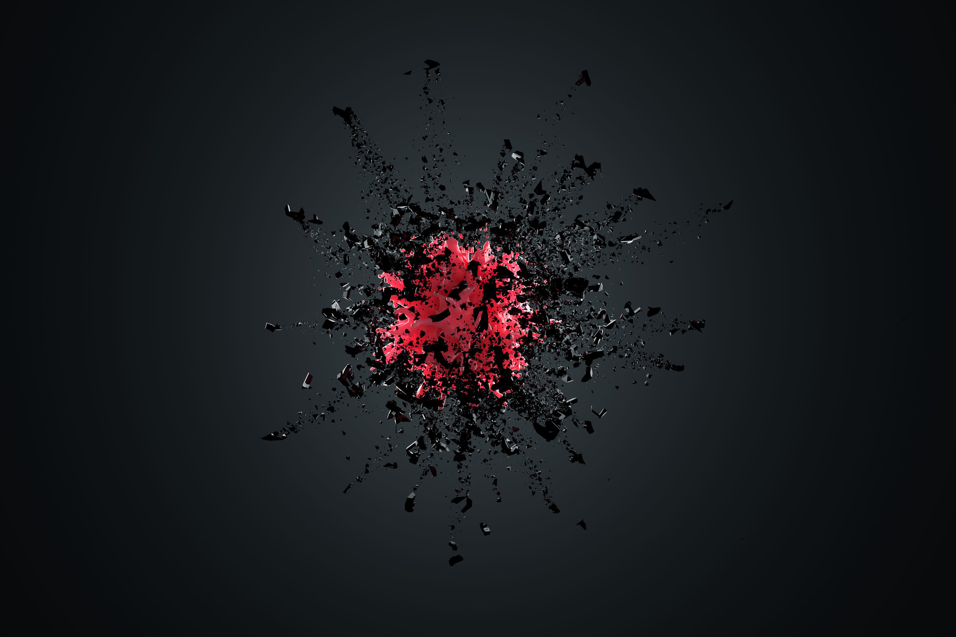 ArtStation - bubble explosion