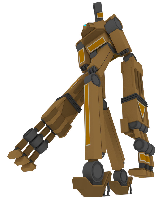 ArtStation - Tall mech