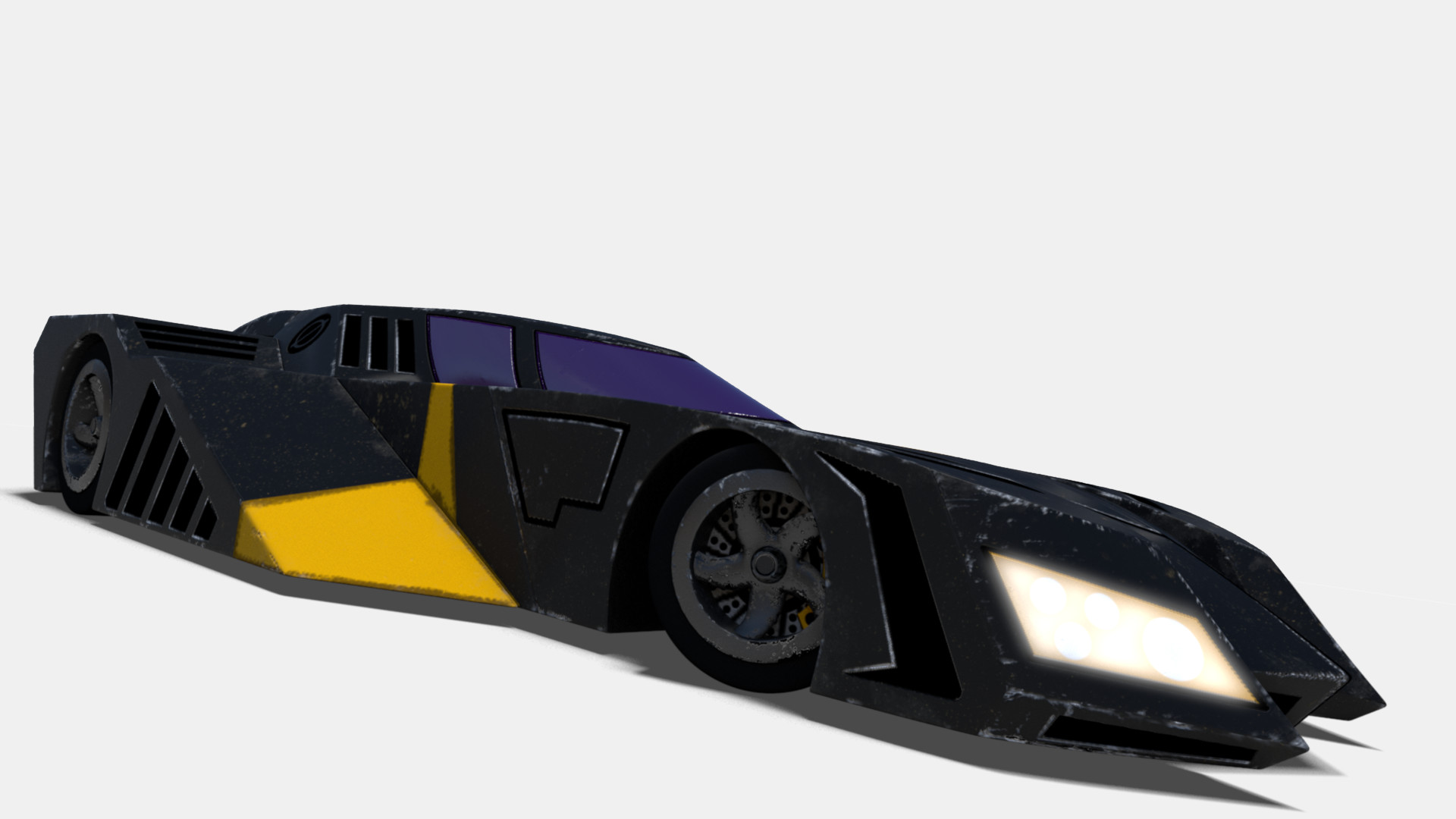 Krista Yu Guo - Batmobile - substance painter test