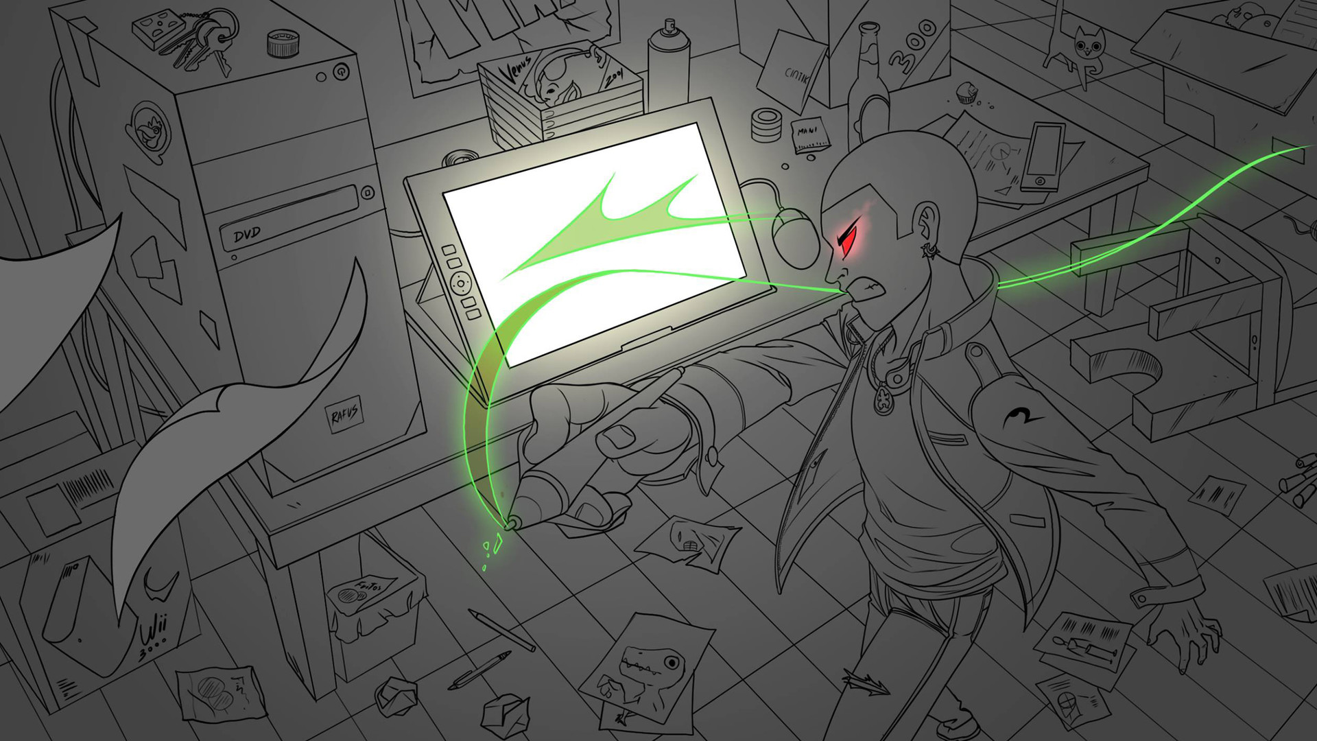 ArtStation - Crazy pen