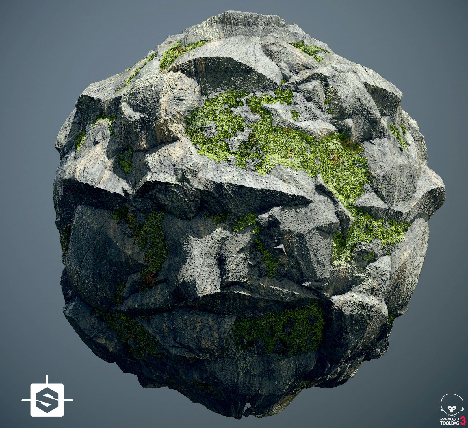 ArtStation - Moss Rock | SubstanceDesigner