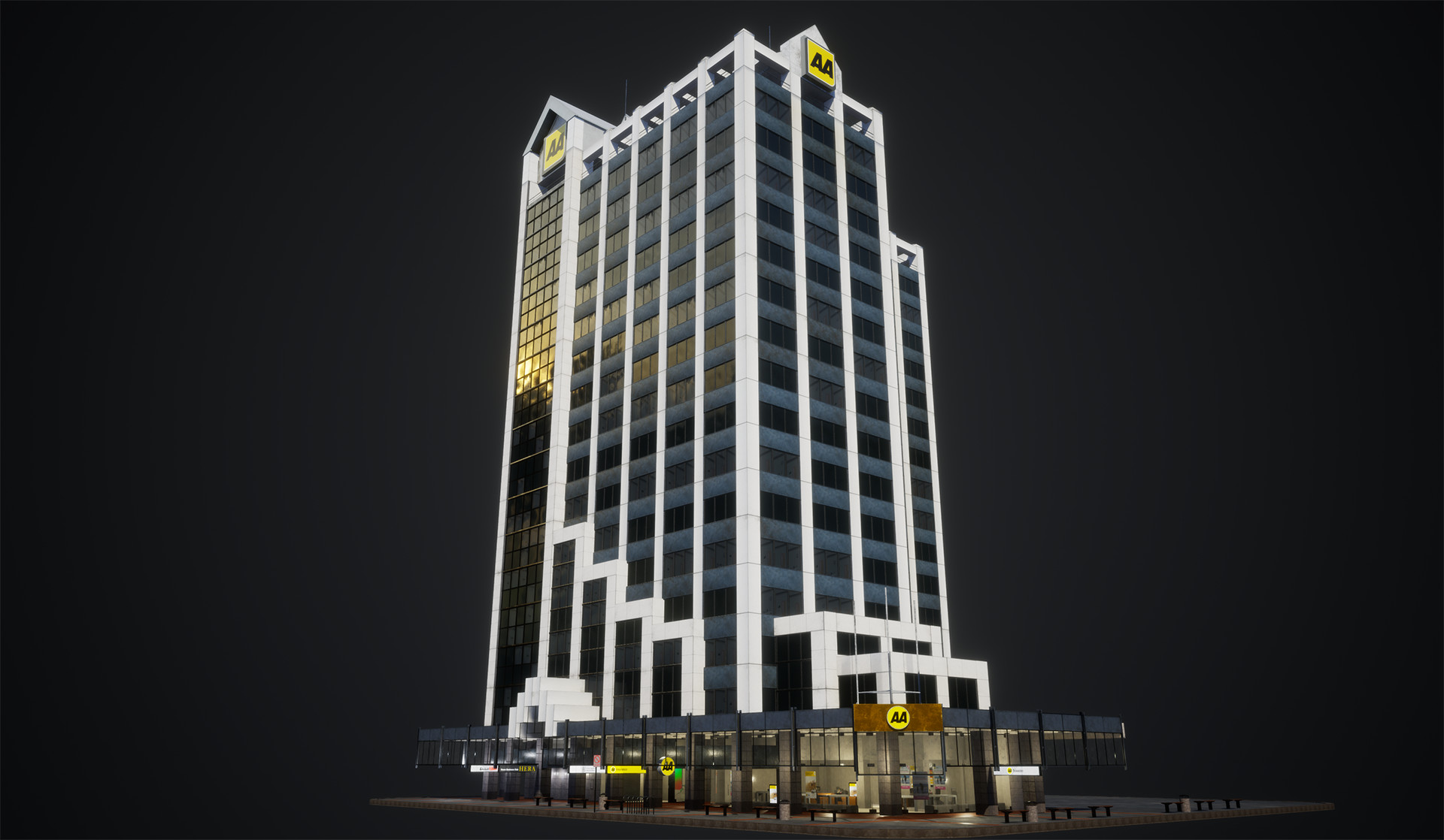 ArtStation - AA Building in Auckland