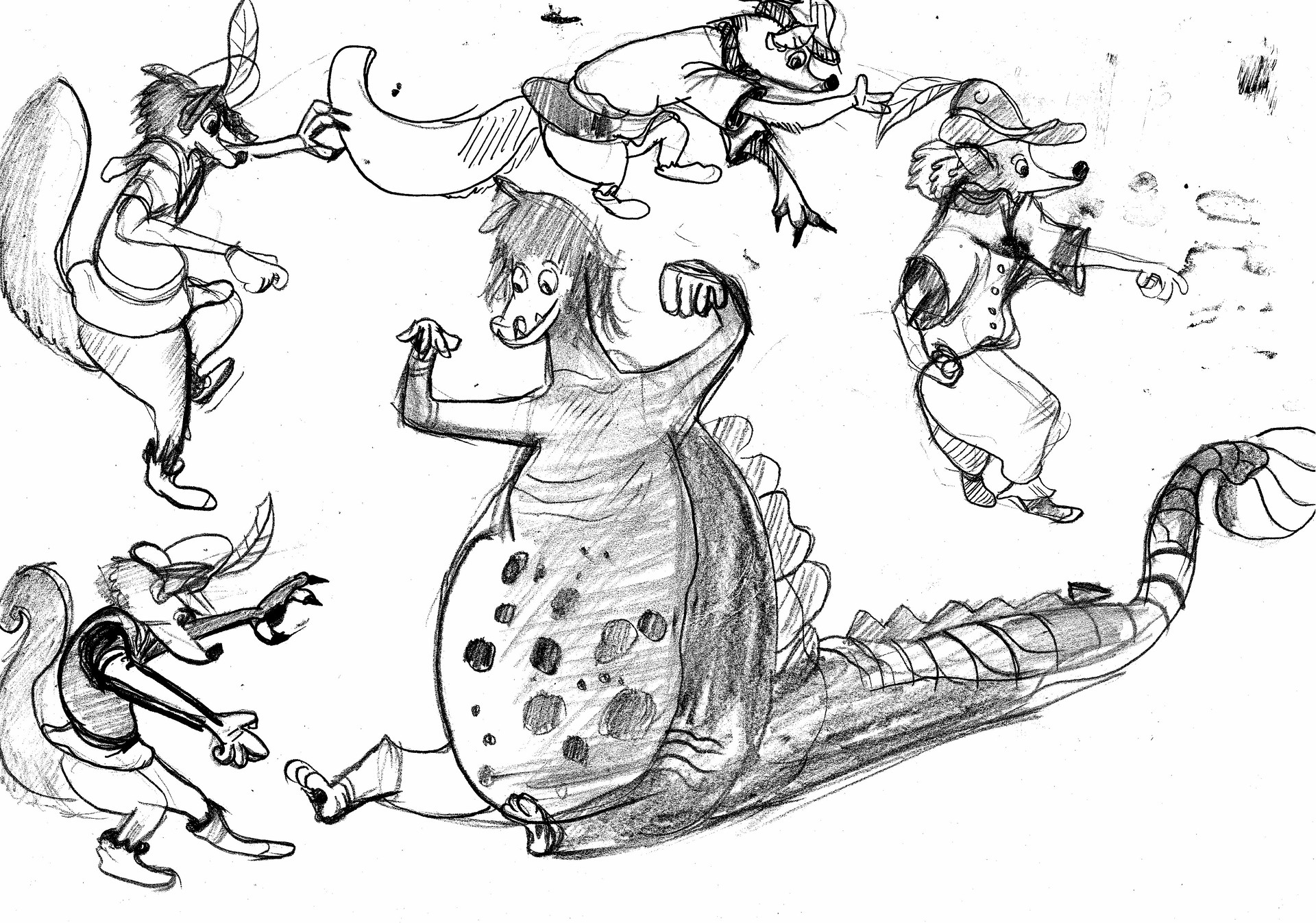 ArtStation - Dragon And Mice