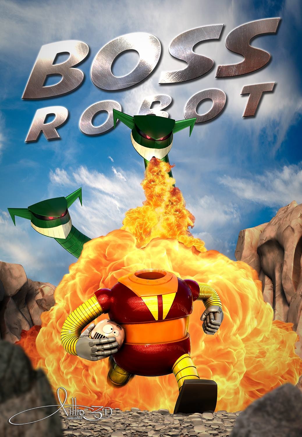 ArtStation - Boss Borot, Boss Robot, ボスボロット