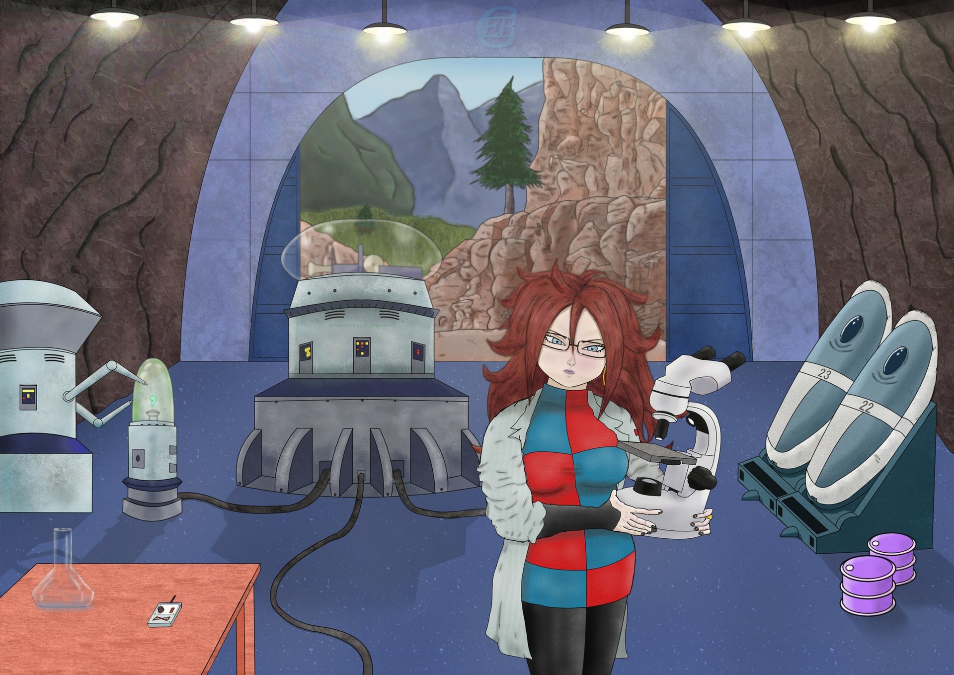 ArtStation - Dragon Ball - Android 21