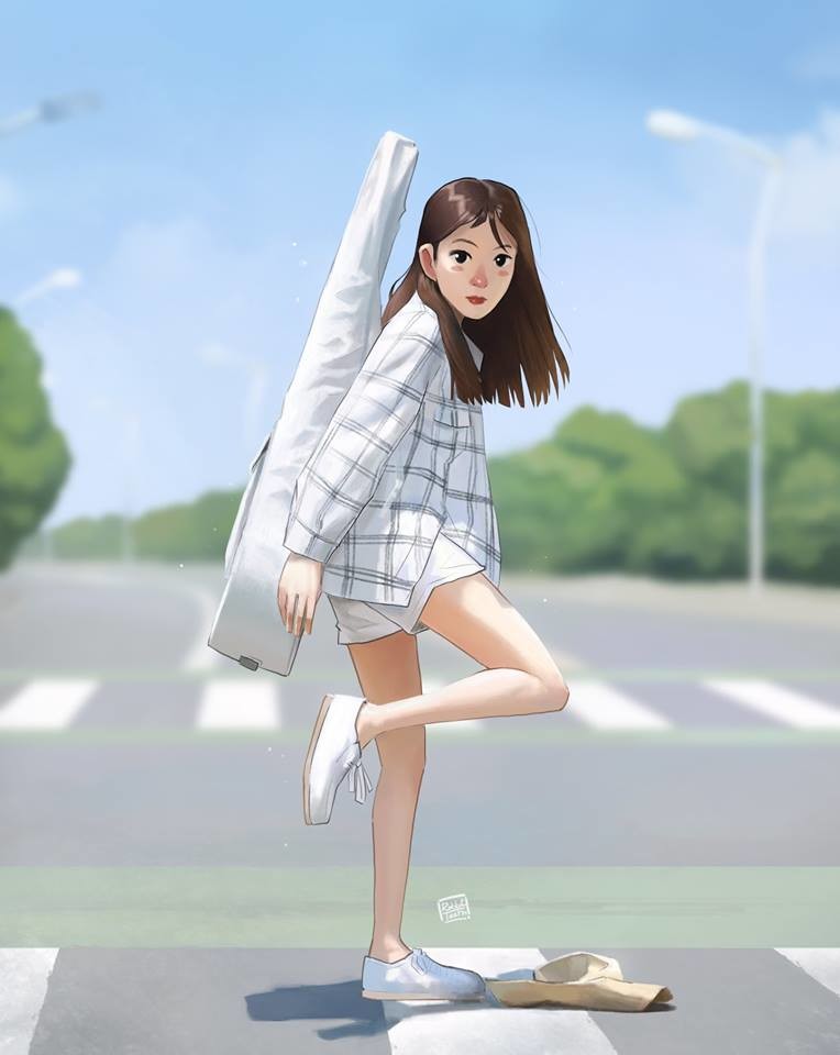 ArtStation - Stop Girl