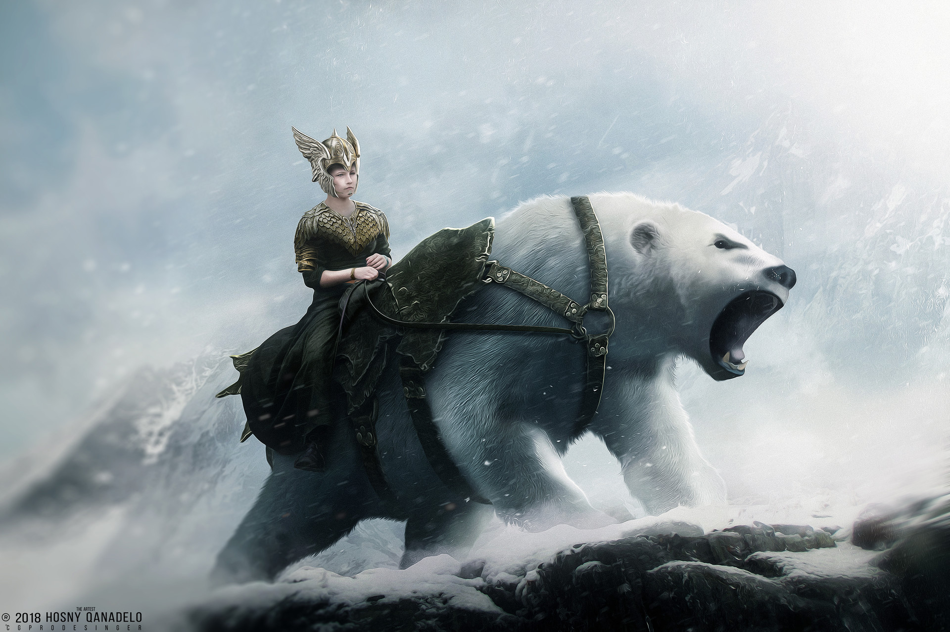 ArtStation - the golden bear -drawing