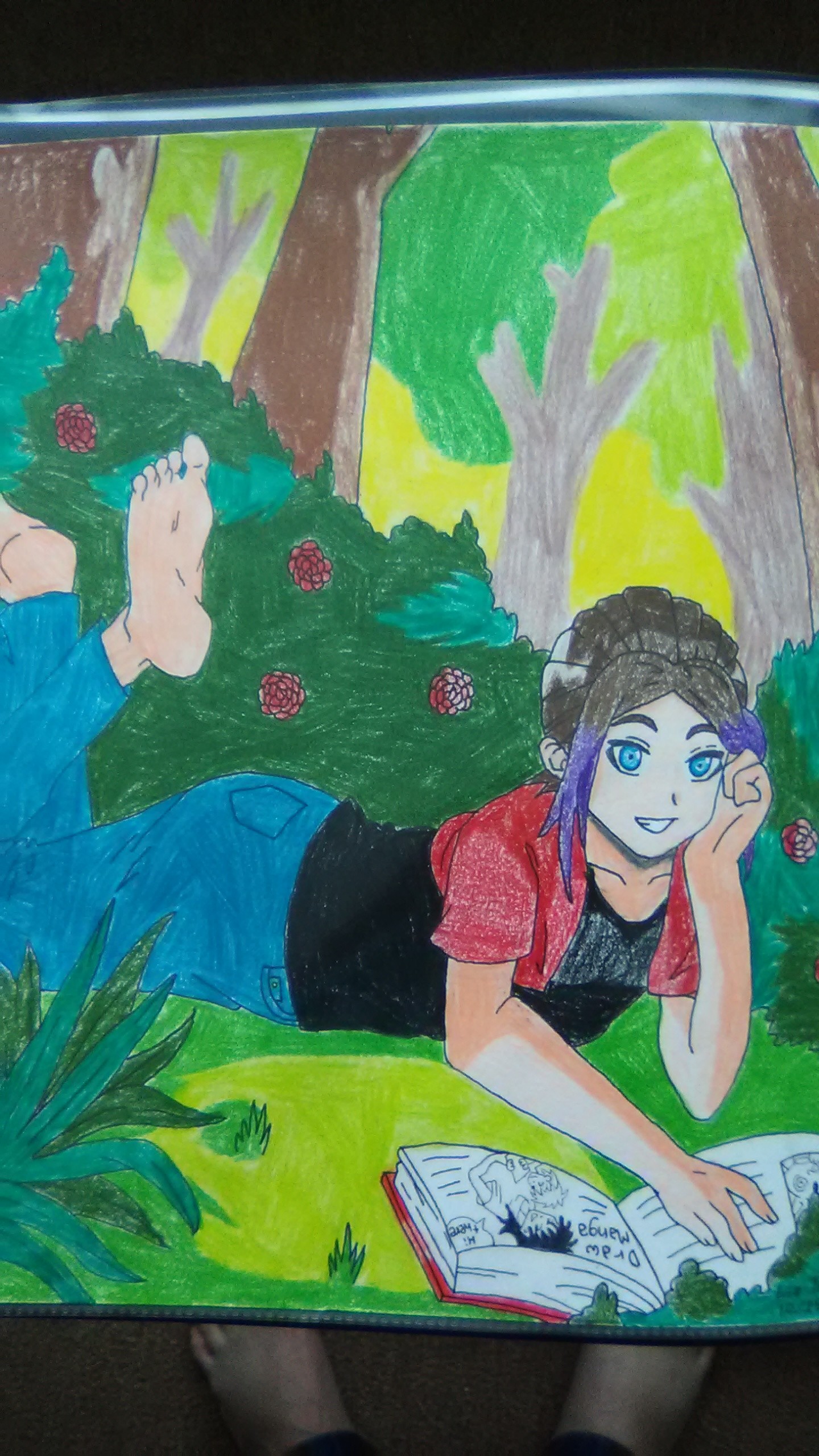 ArtStation - Anime Me Reading