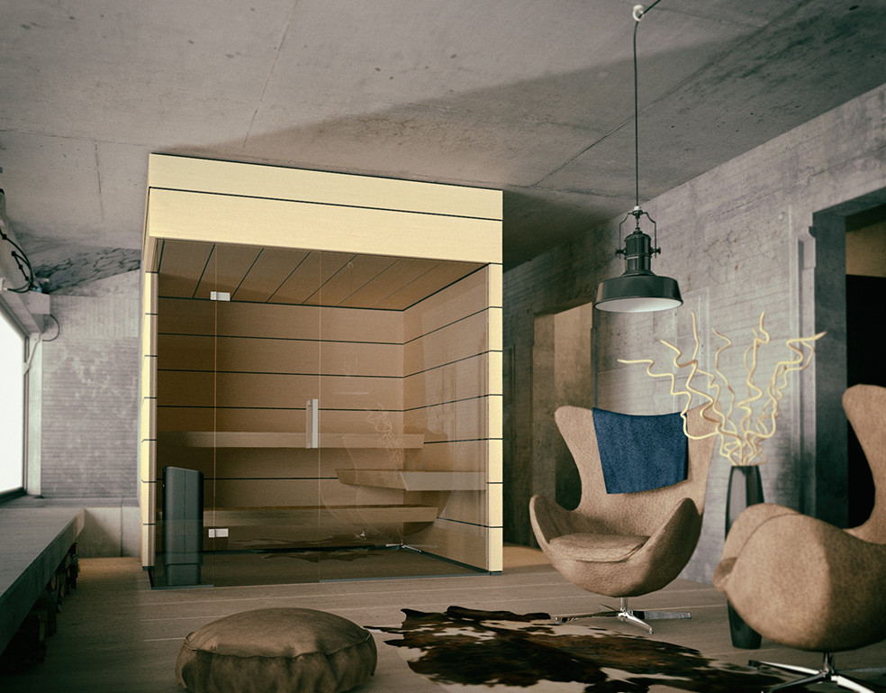 ArtStation - Visualization Sauna Prototype