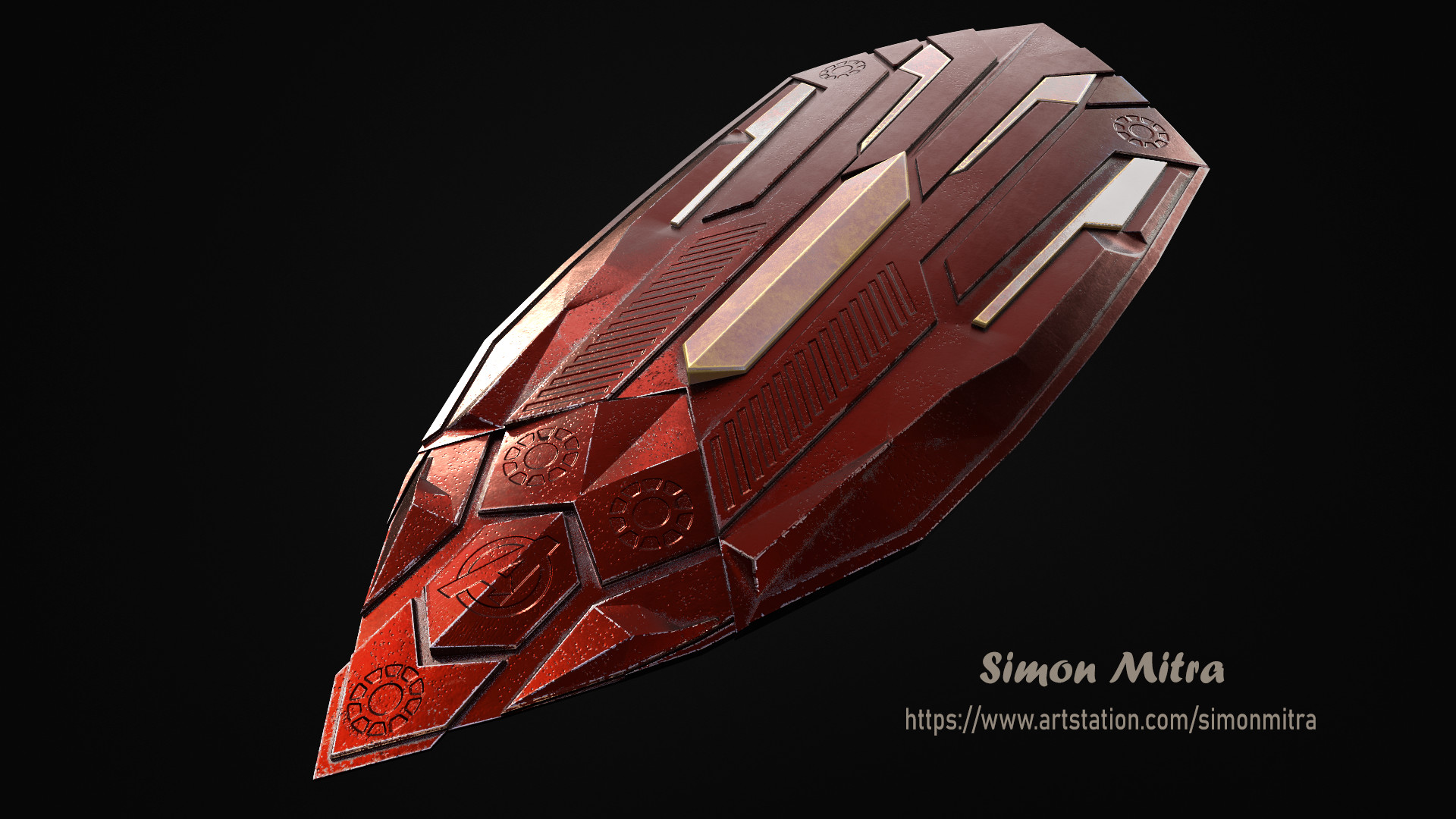 ArtStation - Caps Shield new [ part of work ]