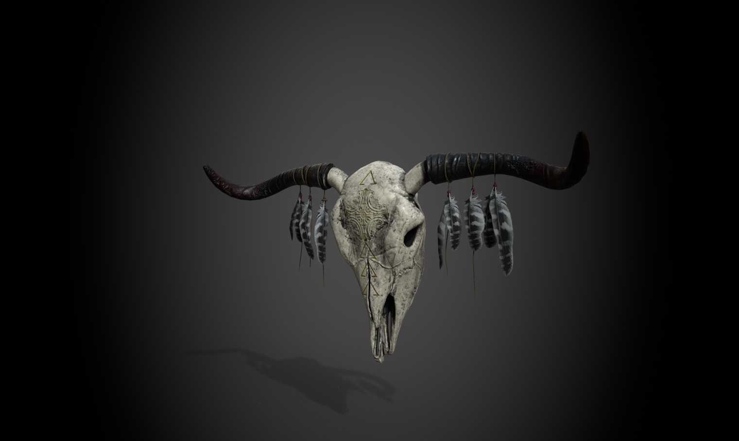 ArtStation - Bull skull