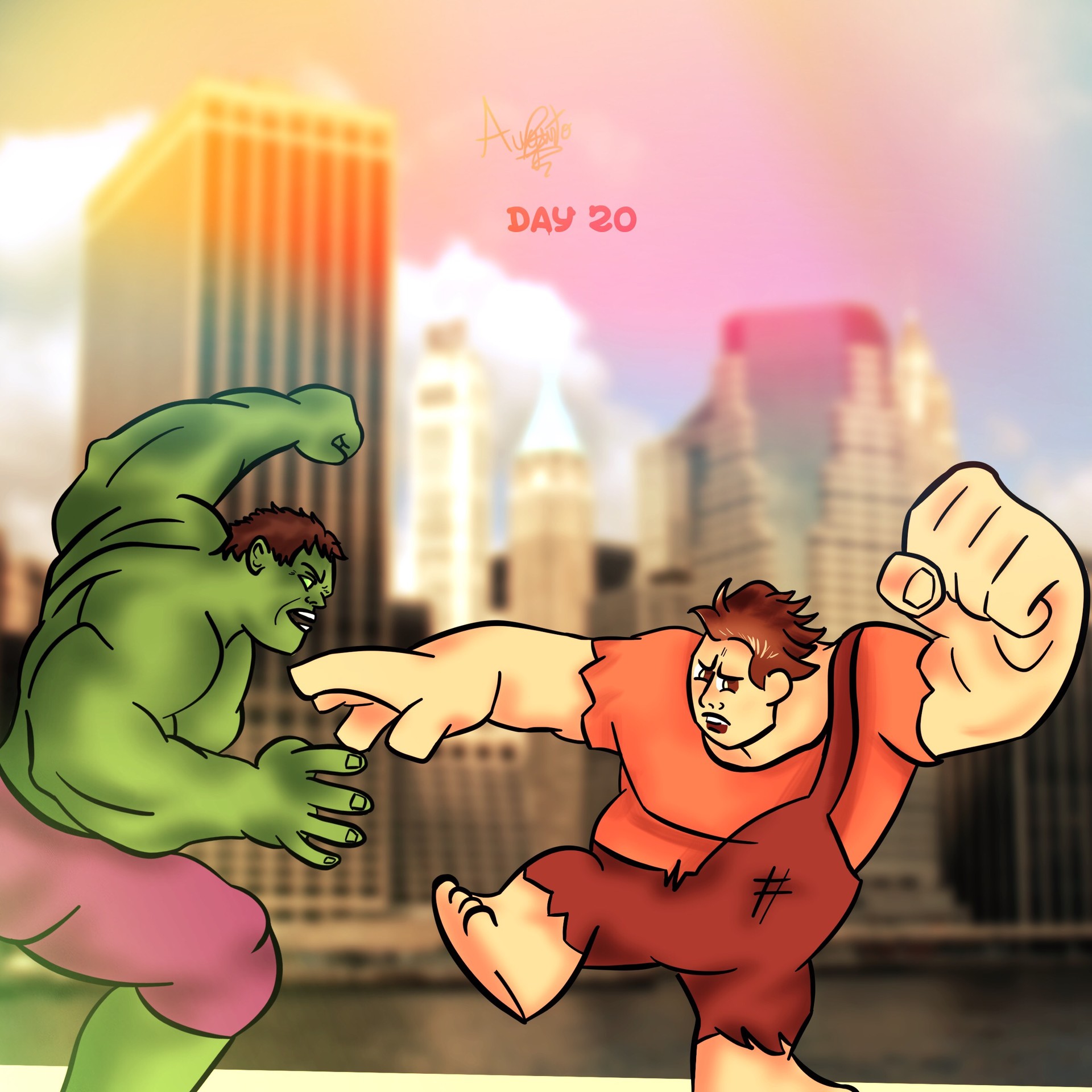 Wreck It Ralph Vs Hulk