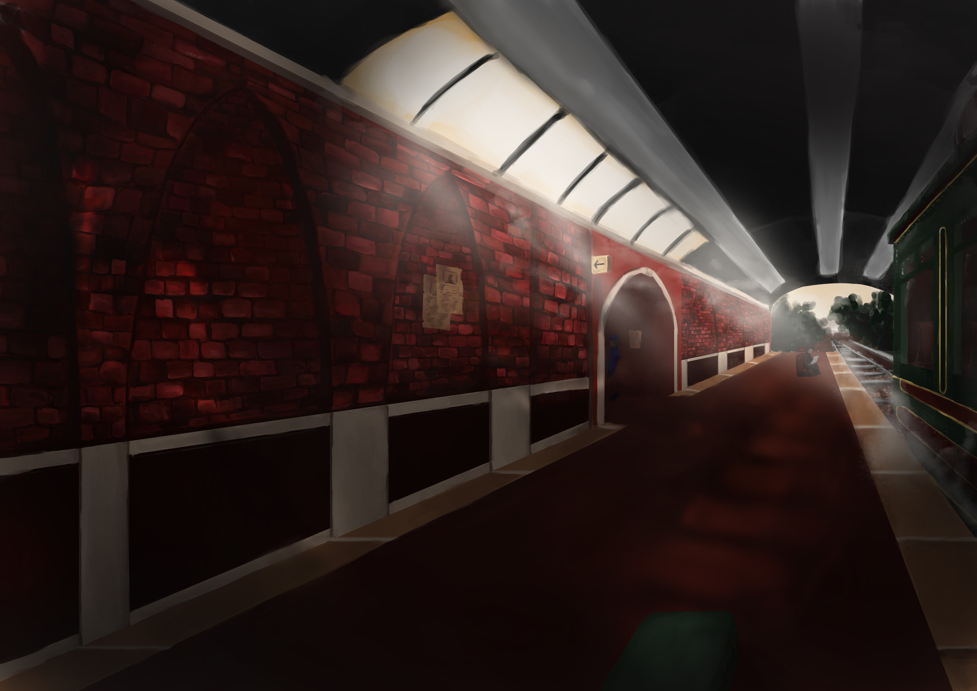 ArtStation - Train station