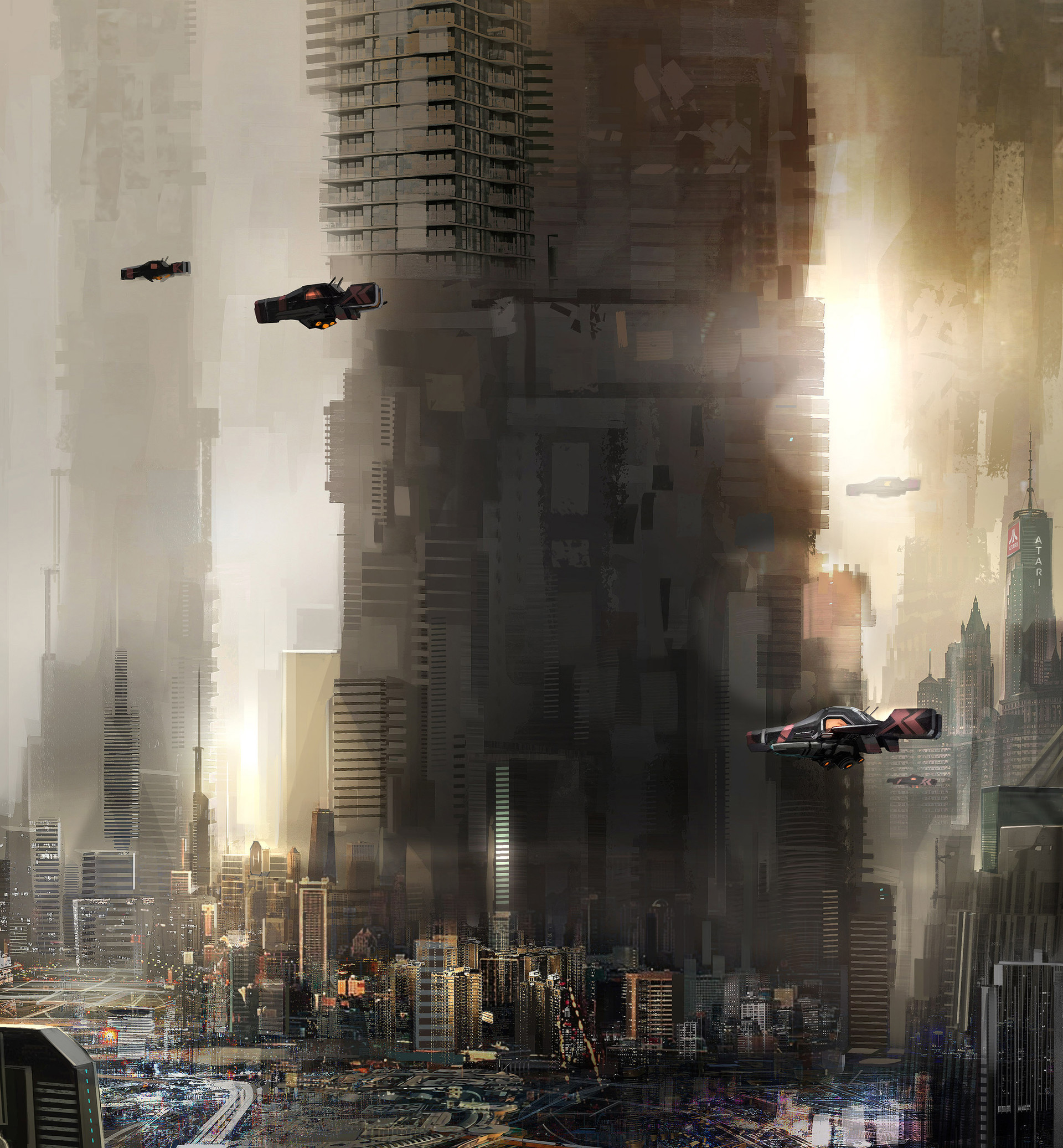 Polluted Future City