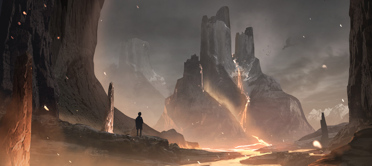 ArtStation - volcano