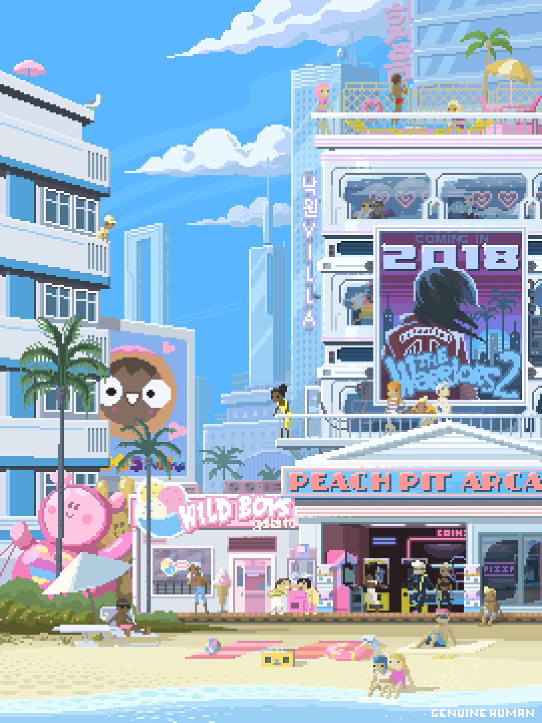 ArtStation - Summer 2018 pixel art