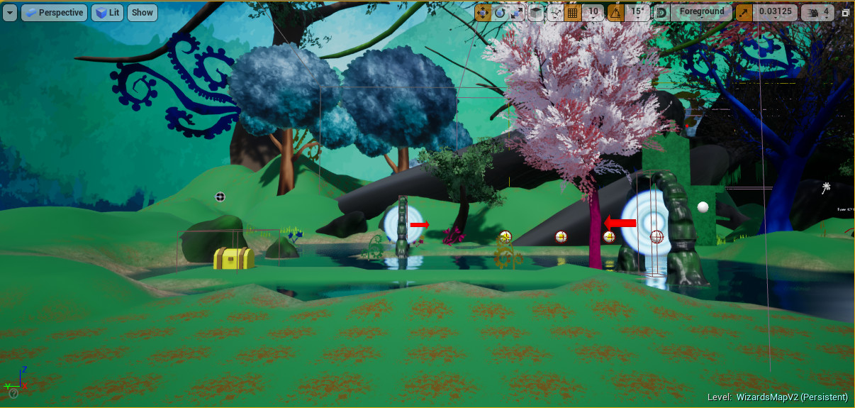 ArtStation - Wizard Quest Level - Portals & Chest