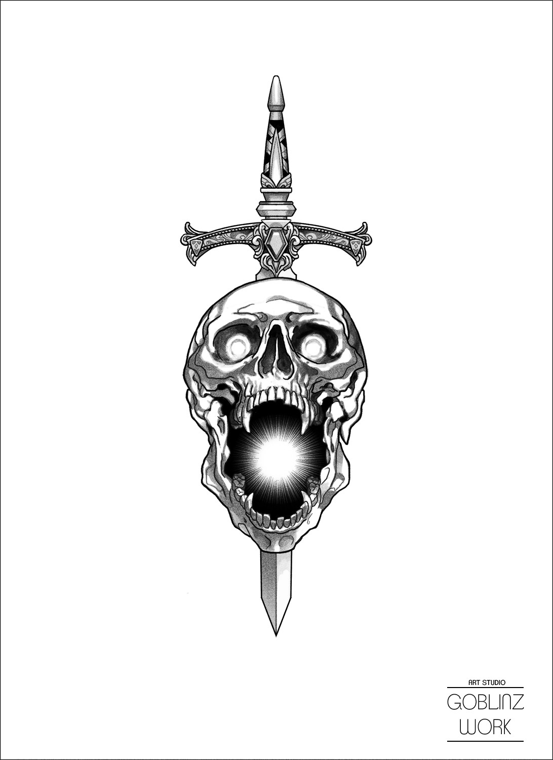 ArtStation - skull Design Artwork