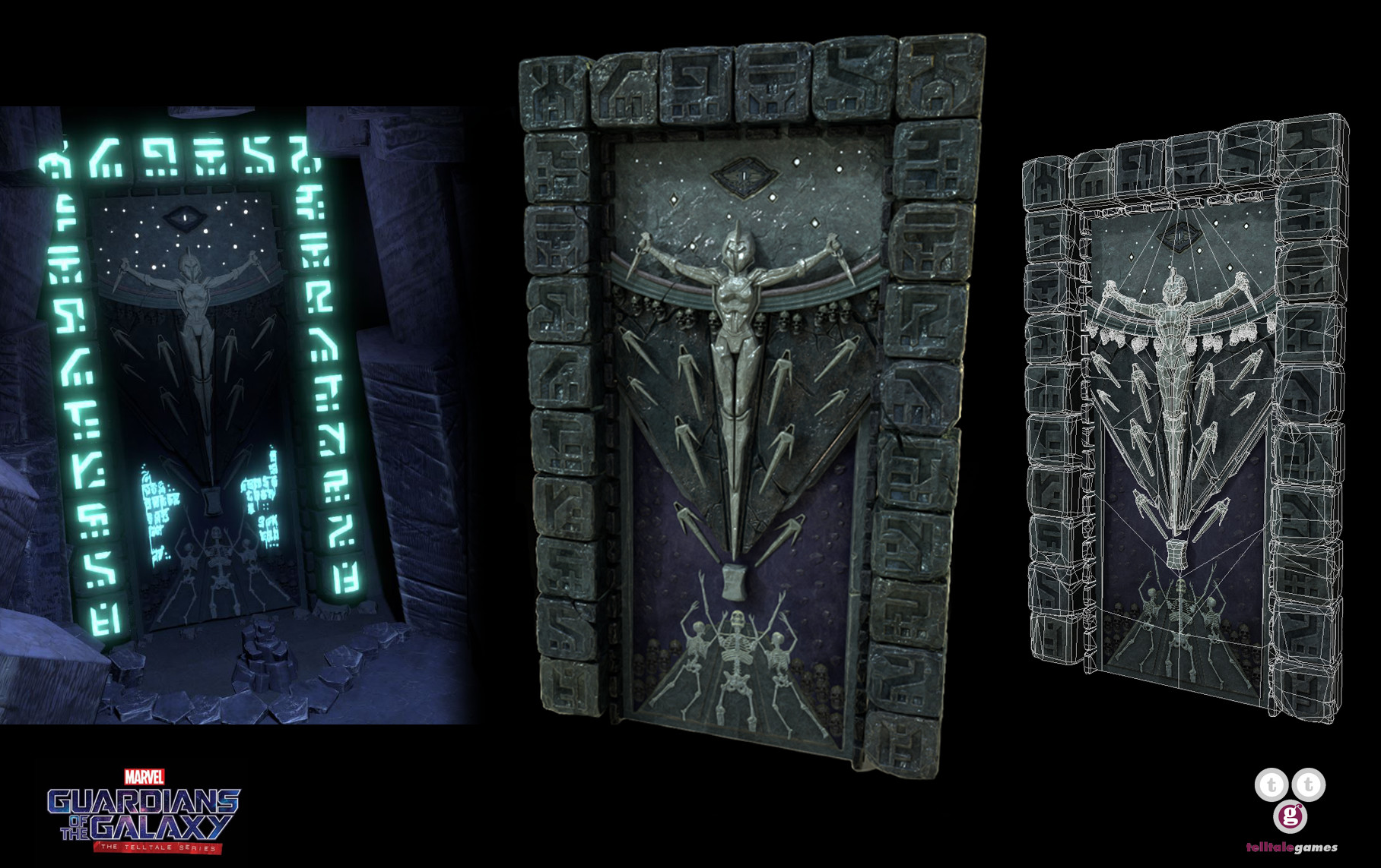 ArtStation - Guardians of Galaxy: Temple Mural