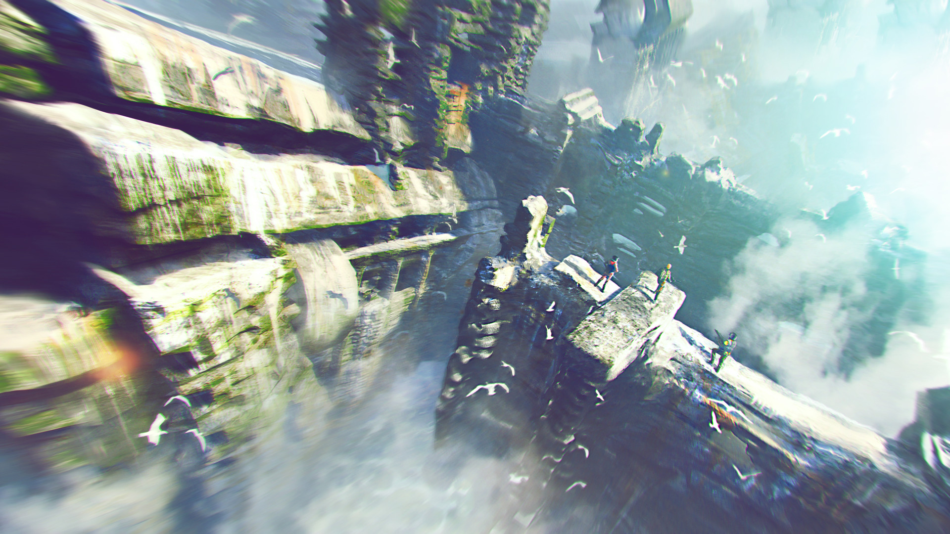 ArtStation - Futuristic coastal ruins