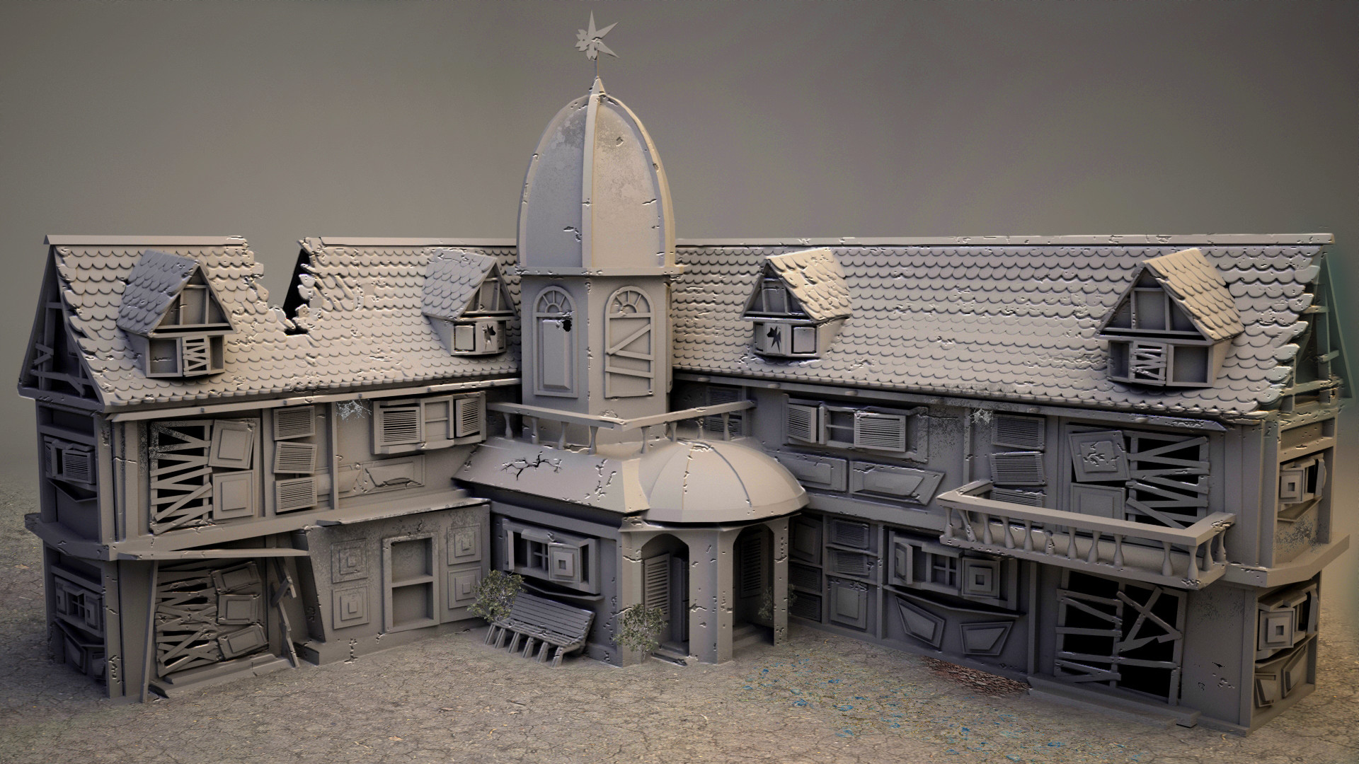 ArtStation - HAUNTED HOUSE