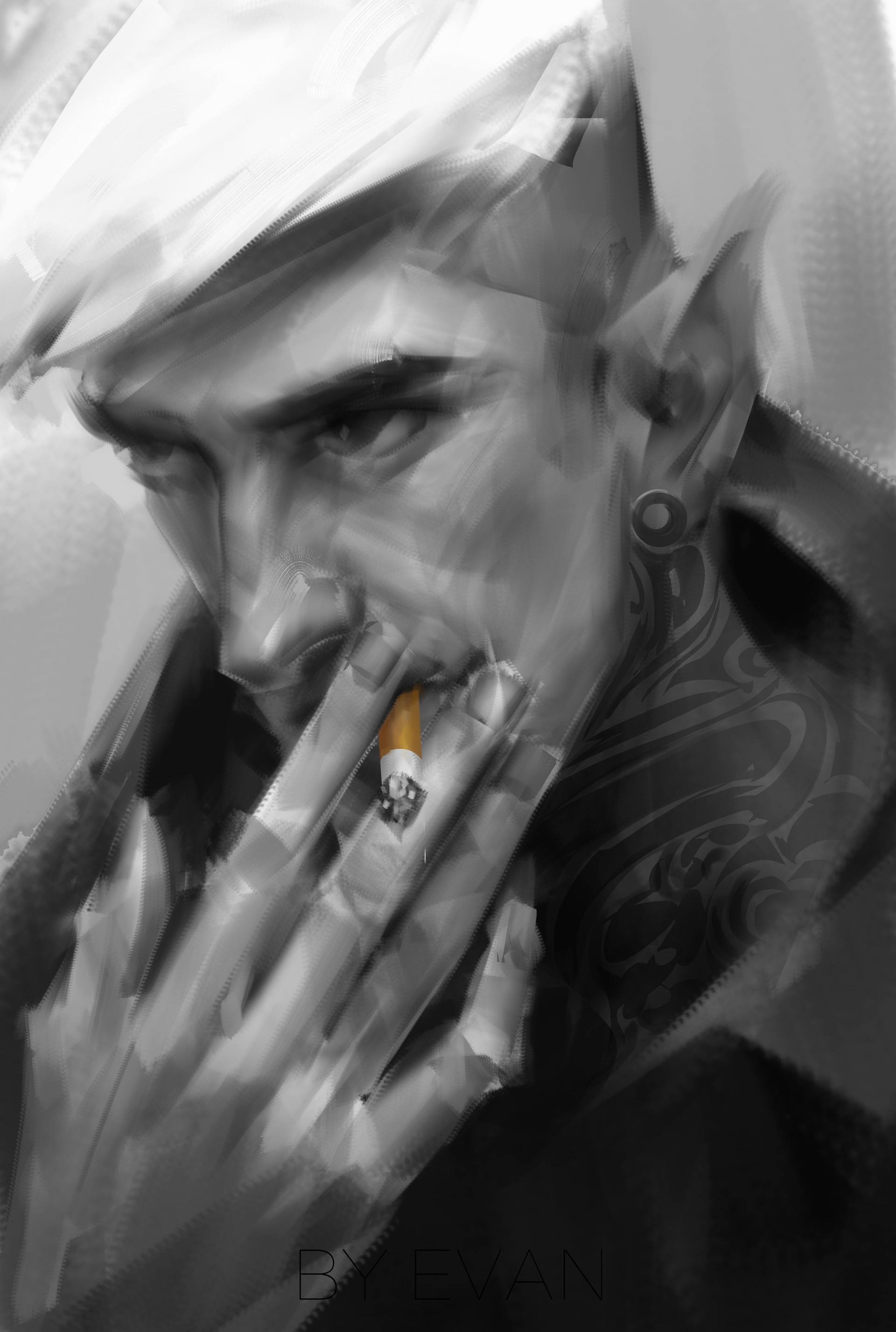ArtStation - Smoking addiction