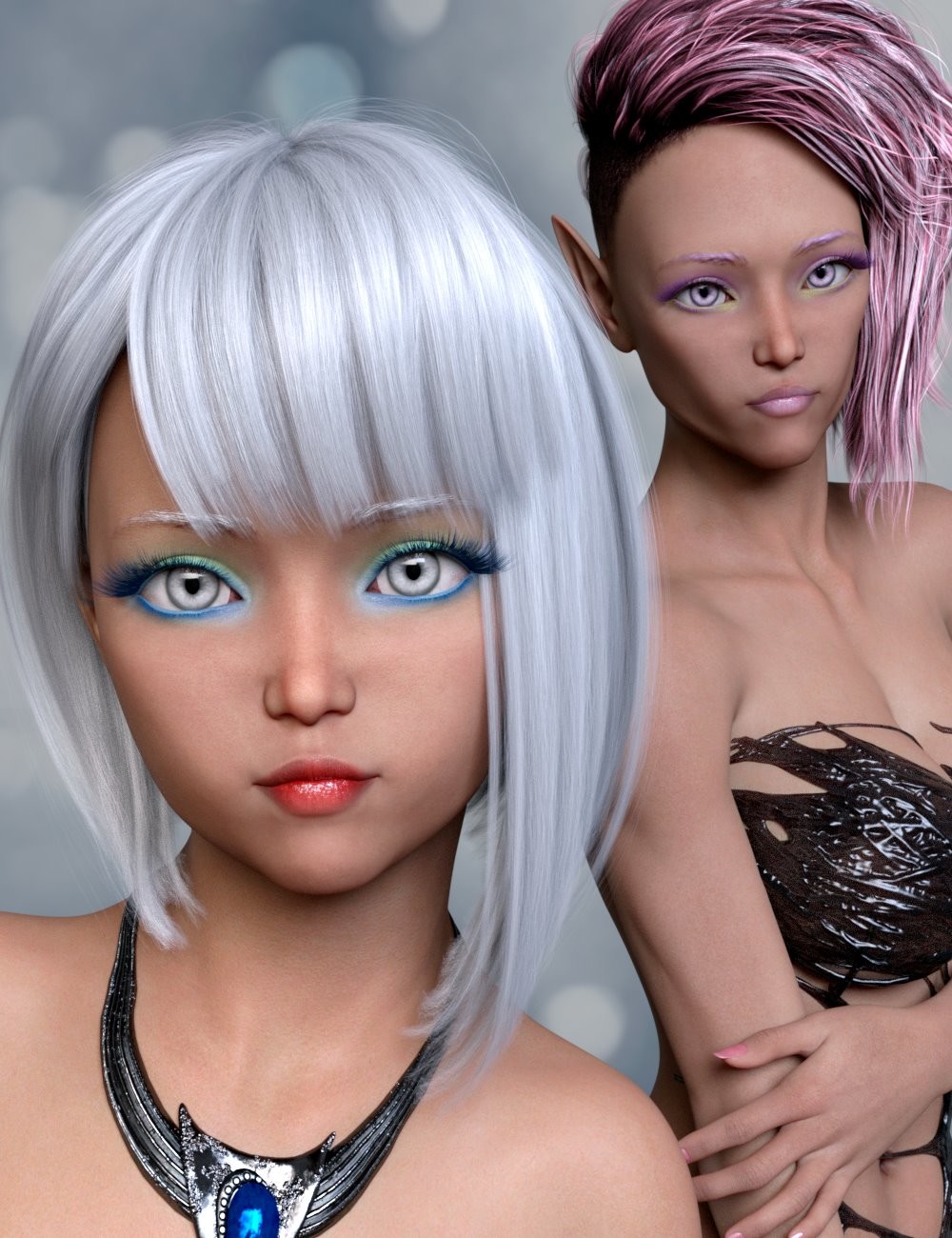 ArtStation - Akari and alter ego for GF8