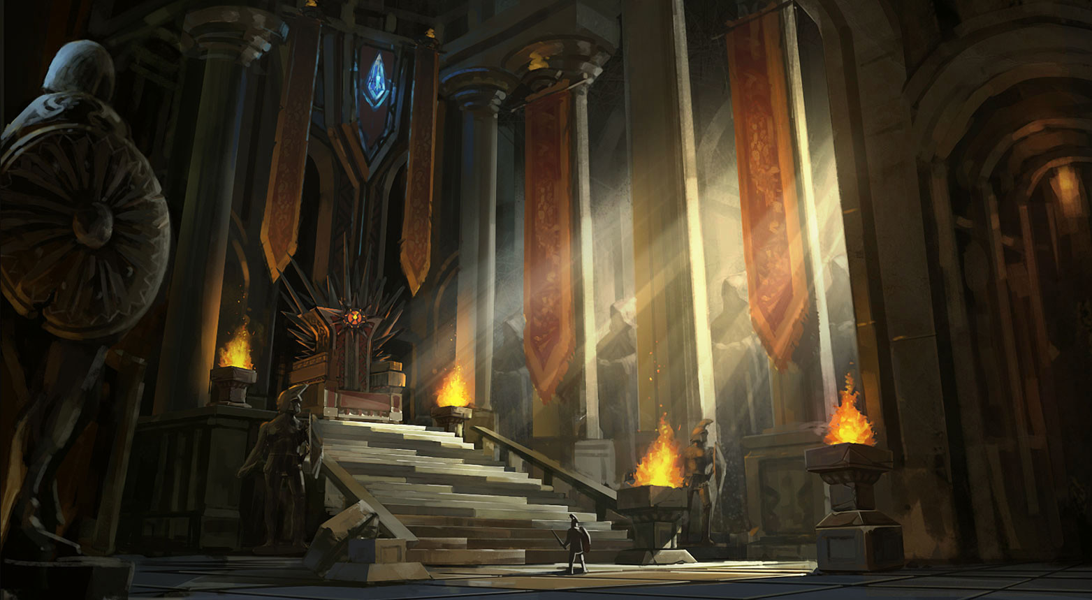 ArtStation - The throne hall