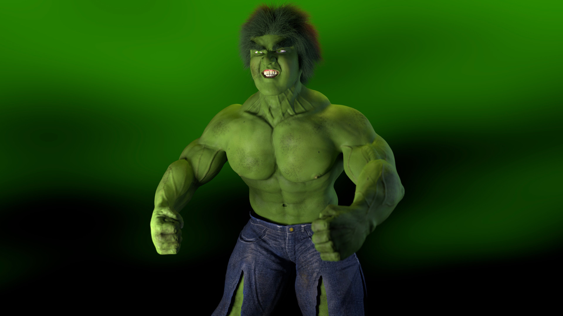 ArtStation - Old school Hulk