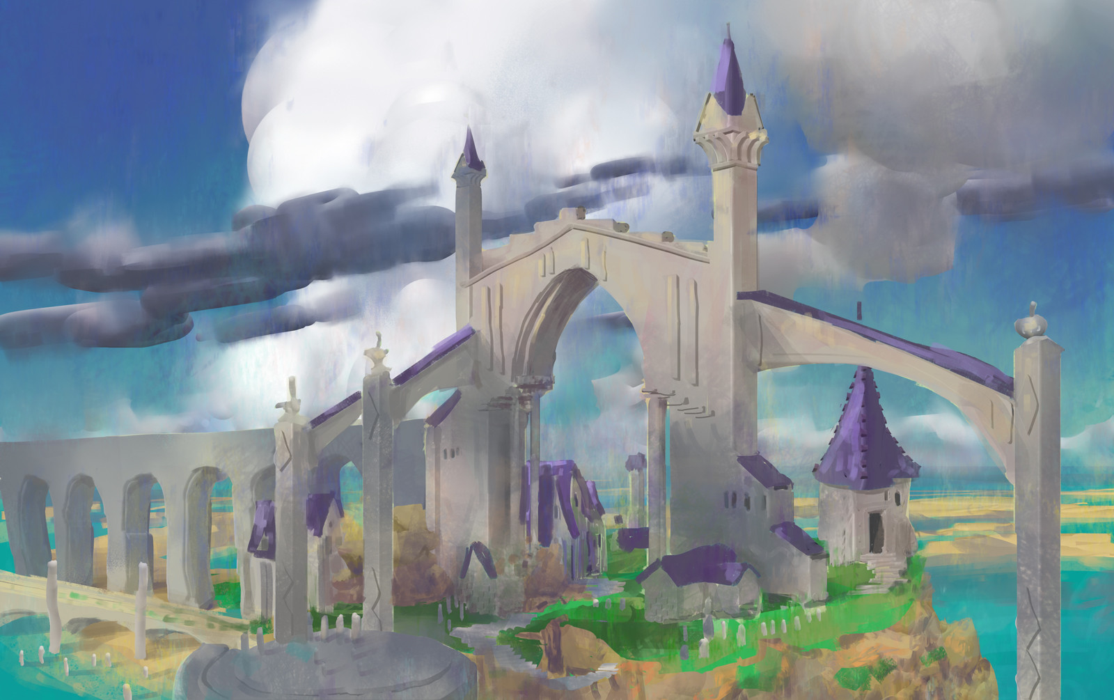 ArtStation - Beach Castle