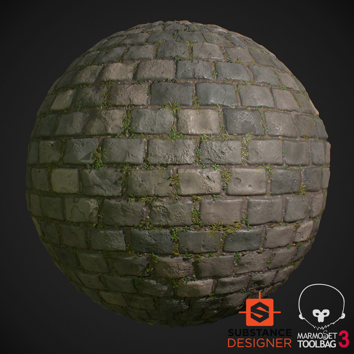 ArtStation - Cobblestones tile map
