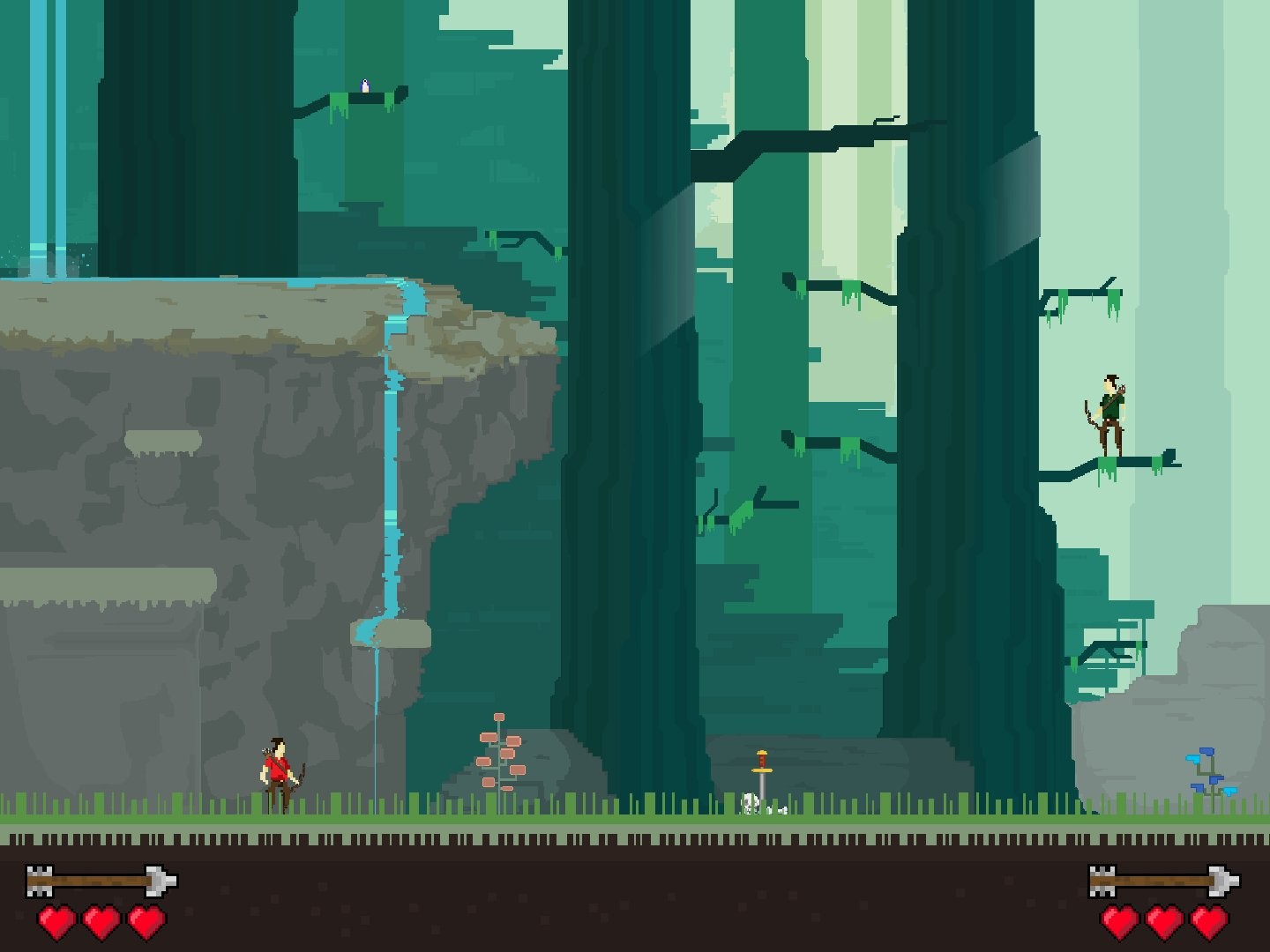 ArtStation - 2D Brawler - Pixel character work