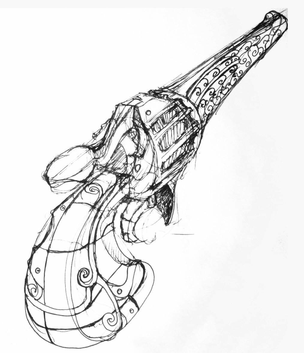 ArtStation - Sketch gun