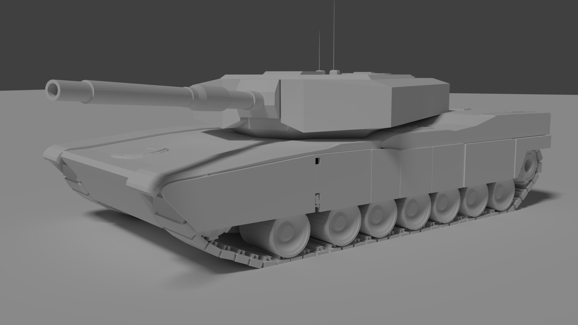 ArtStation - M1 Abrams Low poly