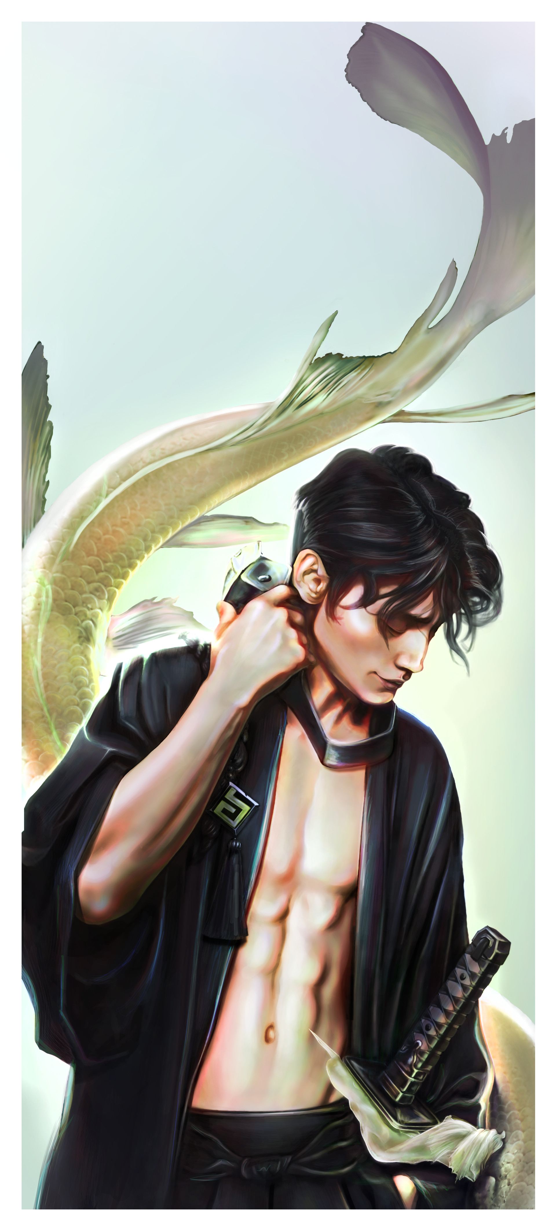 ArtStation - Young Genji Shimada